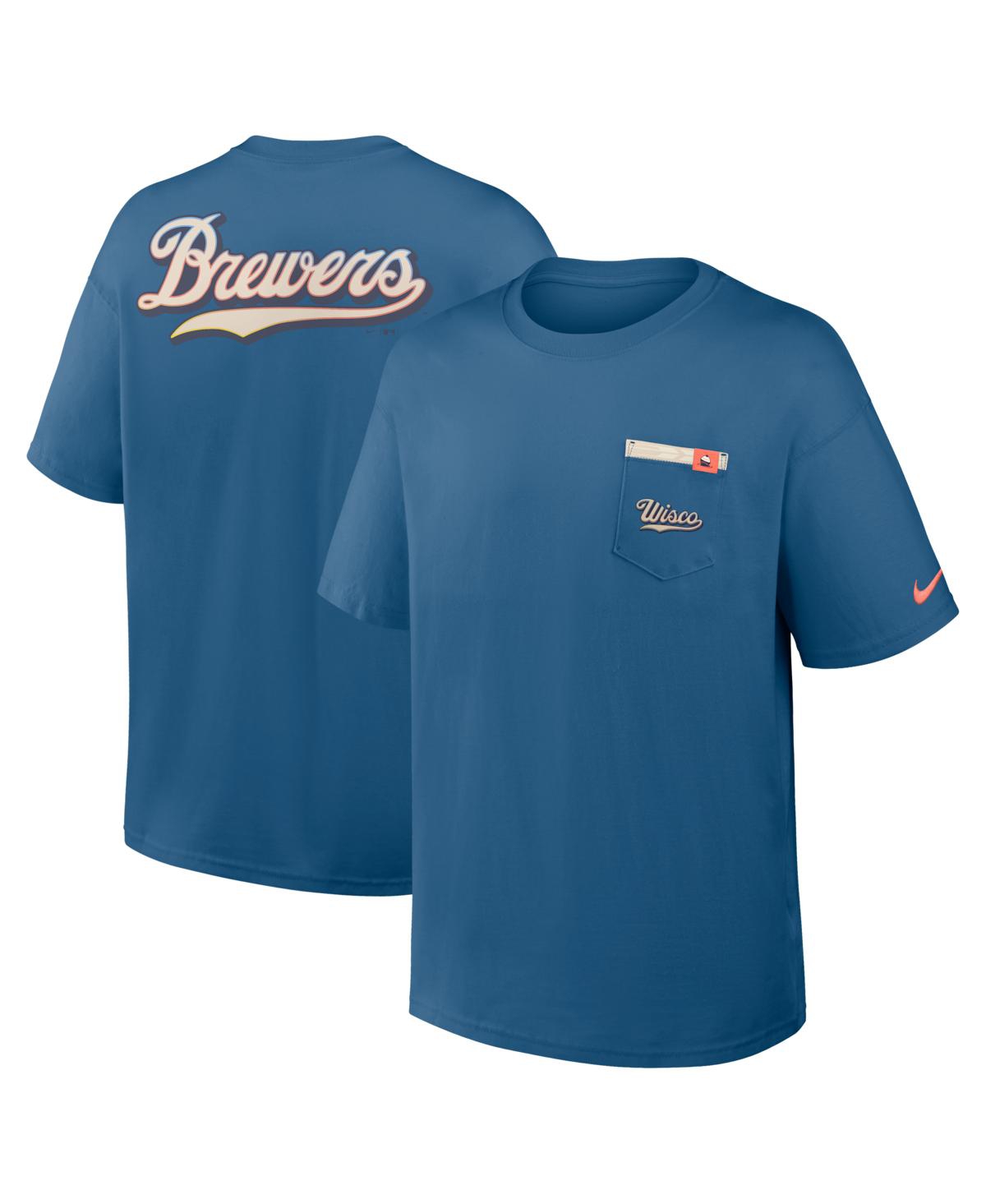 Click here for Nike Mens Blue Milwaukee Brewers City Connect Max9... prices