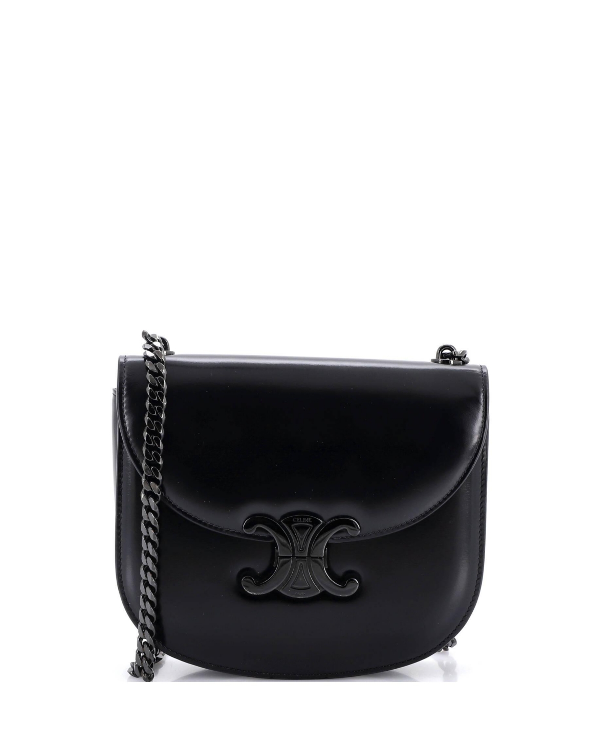 Click here for Pre-Owned Celine Triomphe Besace Clea Chain Flap B... prices