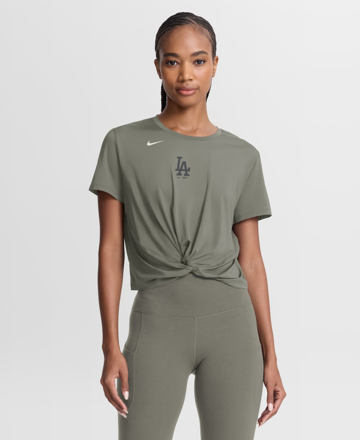 Click here for Nike Womens Olive Los Angeles Dodgers One Twist Dr... prices
