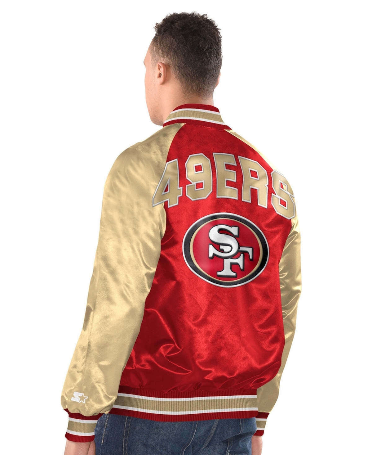 Click here for Starter Mens Scarlet/Gold San Francisco 49ers Indu... prices