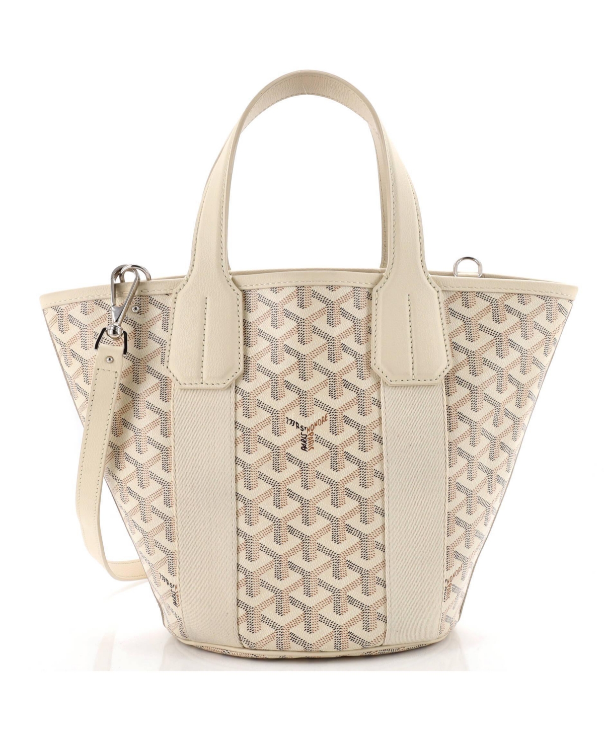 Click here for Pre-Owned Goyard Pm Belharra Tote Coated Canvas -... prices