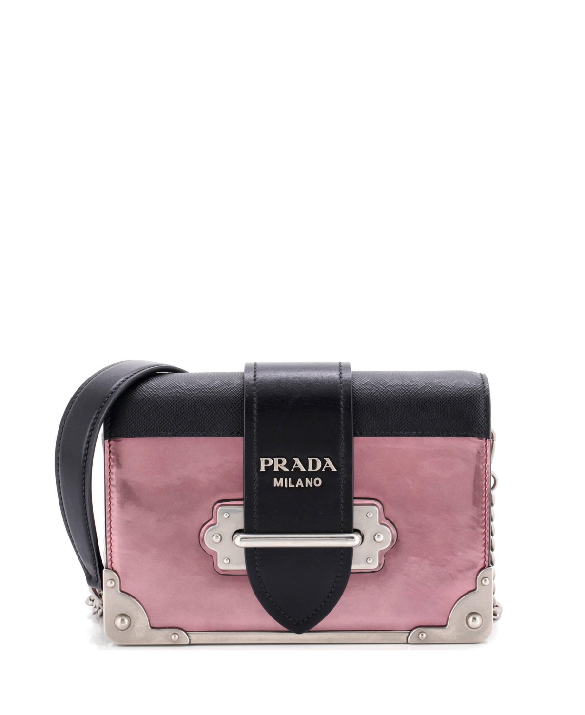 Click here for Pre-Owned Prada Small Cahier Chain Crossbody Bag M... prices