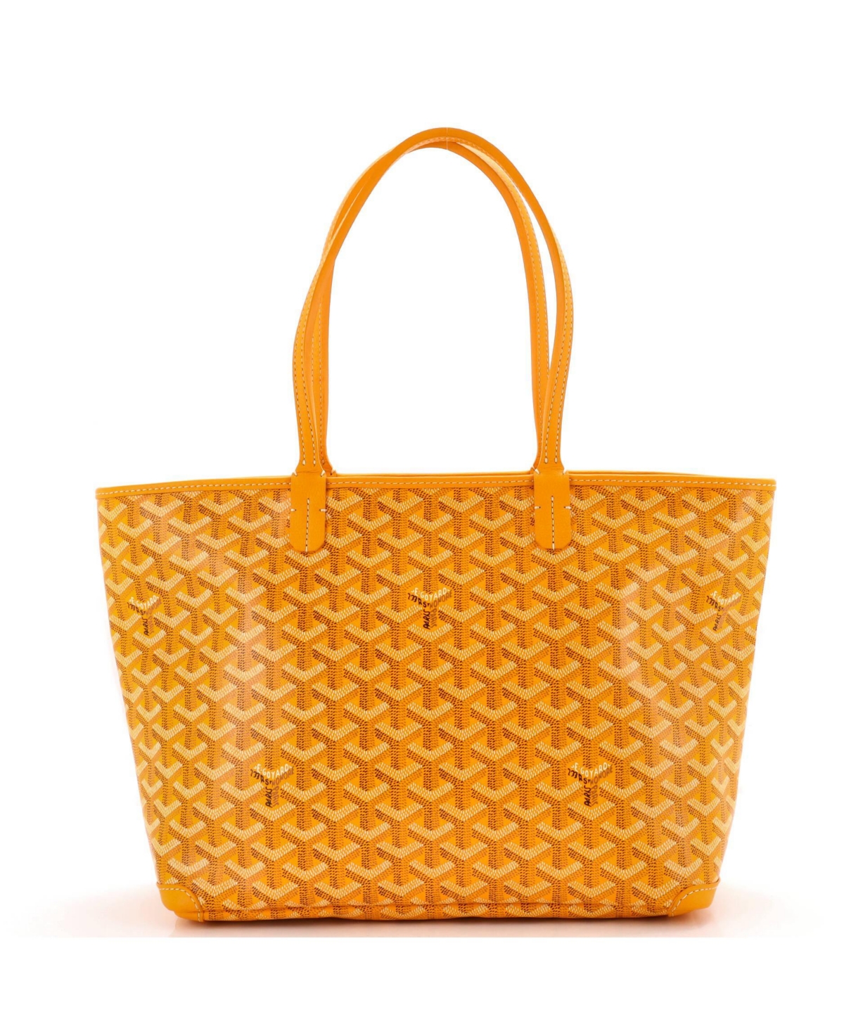 Click here for Pre-Owned Goyard Pm Artois Tote Coated Canvas - Ye... prices