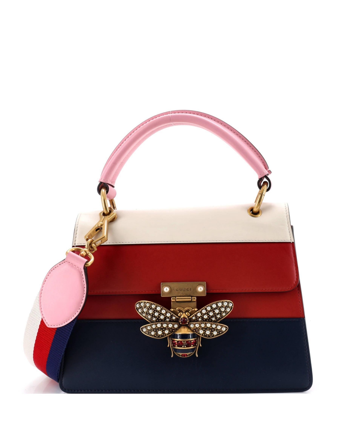 Click here for Pre-Owned Gucci Small Queen Margaret Top Handle Ba... prices