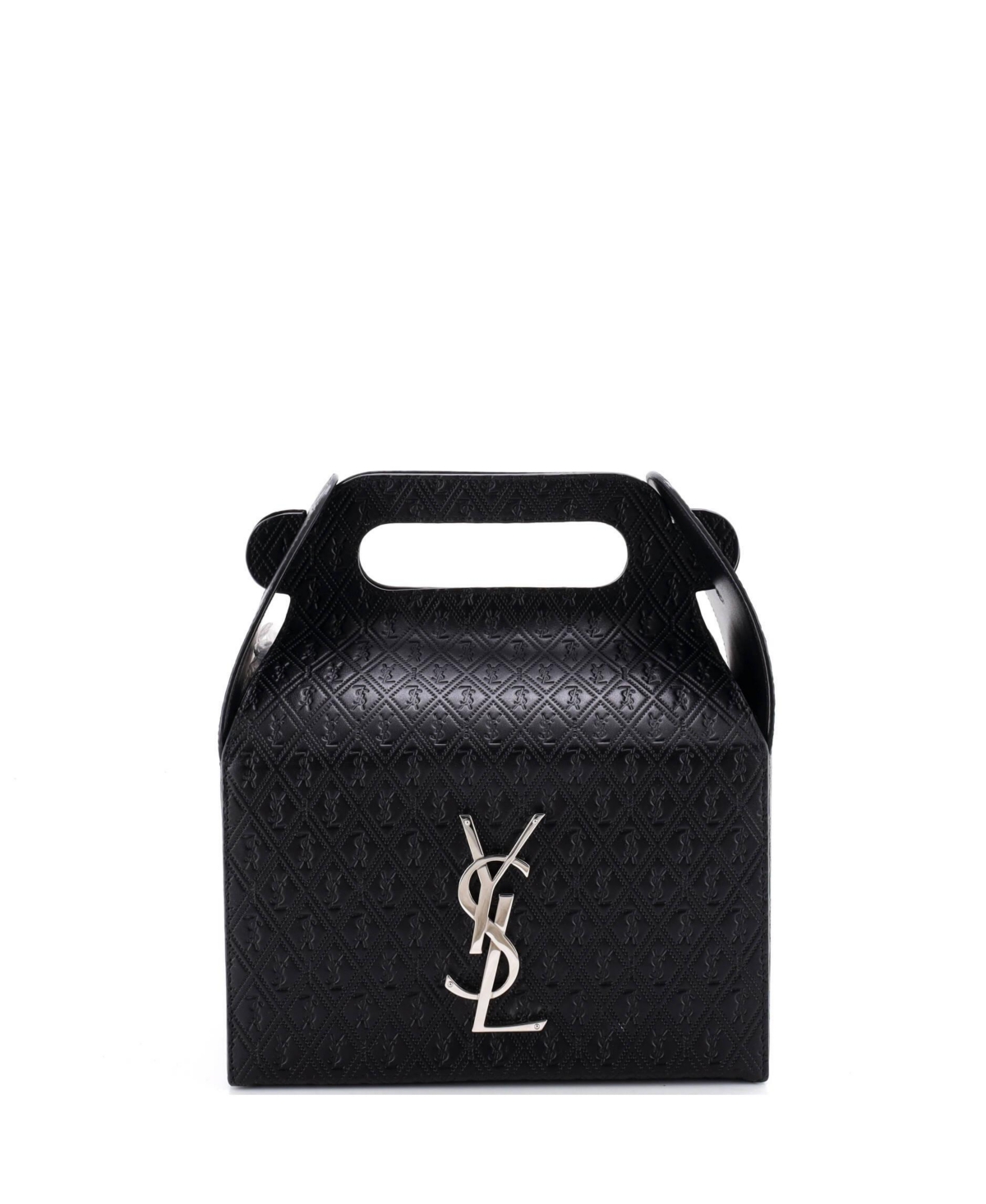 Click here for Pre-Owned Saint Laurent Take-Away Box Bag Monogram... prices