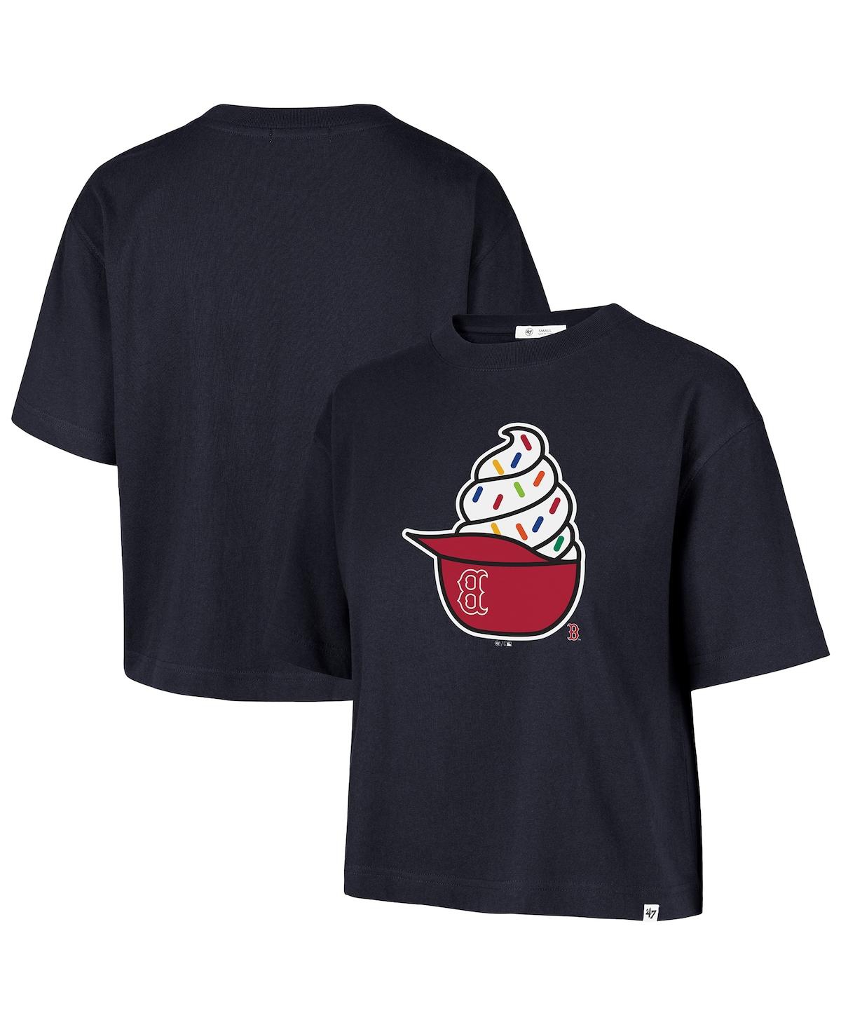 Click here for 47 Brand Womens Navy Boston Red Sox Ice Cream Helm... prices