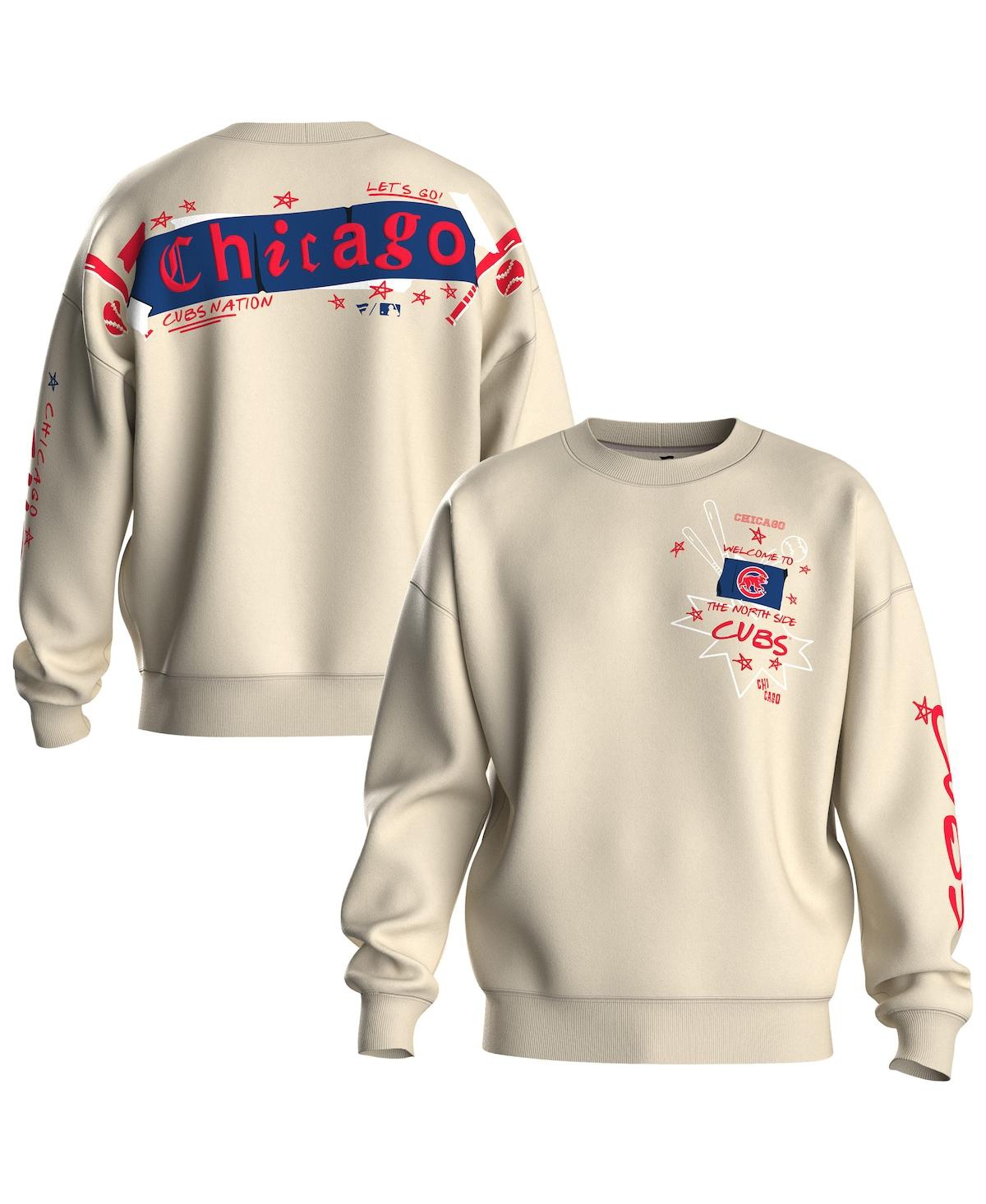 Click here for Fanatics Womens Beige Chicago Cubs Graffiti Fleece... prices