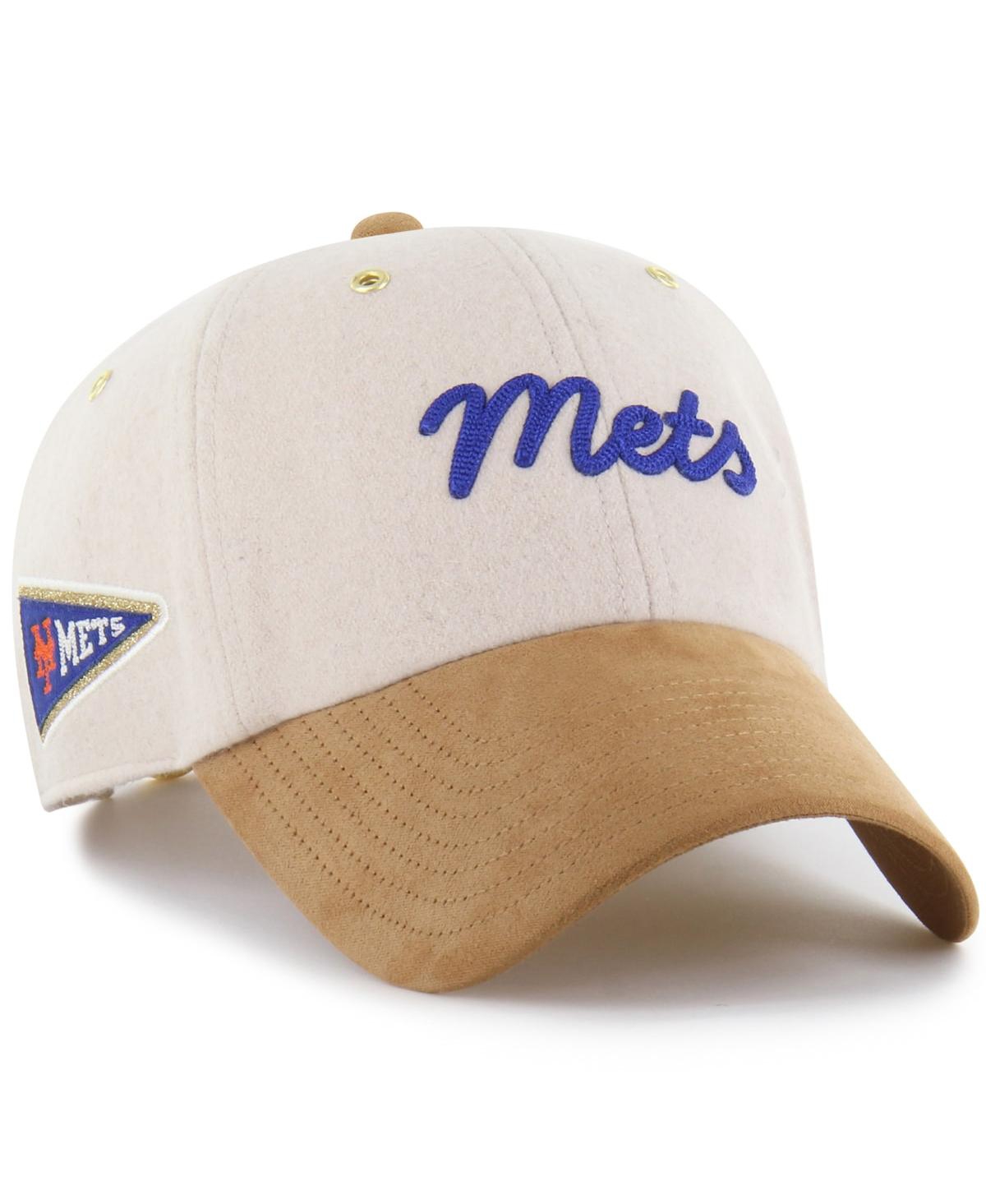 Click here for 47 Brand Mens x Natural/Tan New York Mets Script C... prices