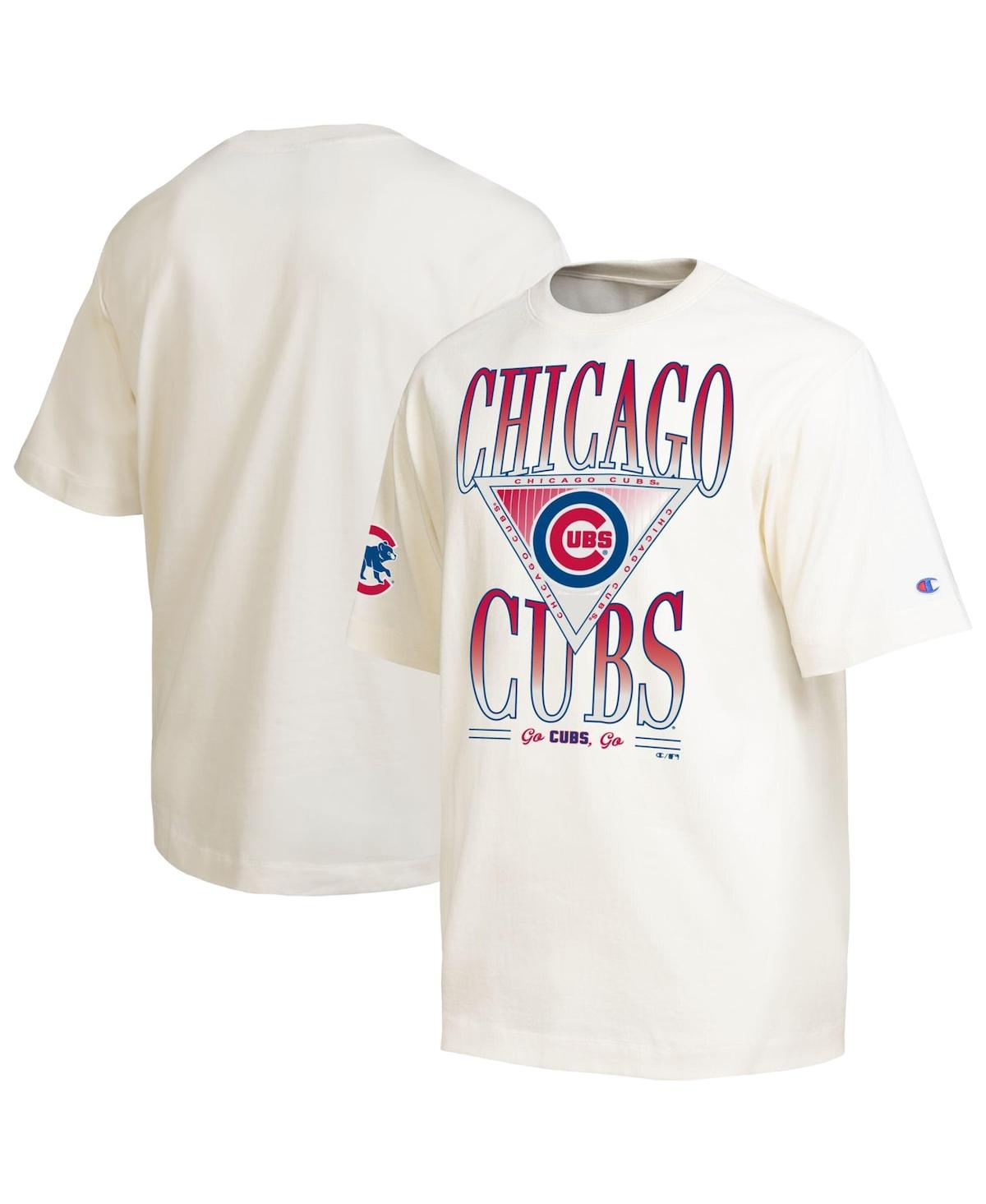Click here for Champion Mens Cream Chicago Cubs Traditions Two Lo... prices