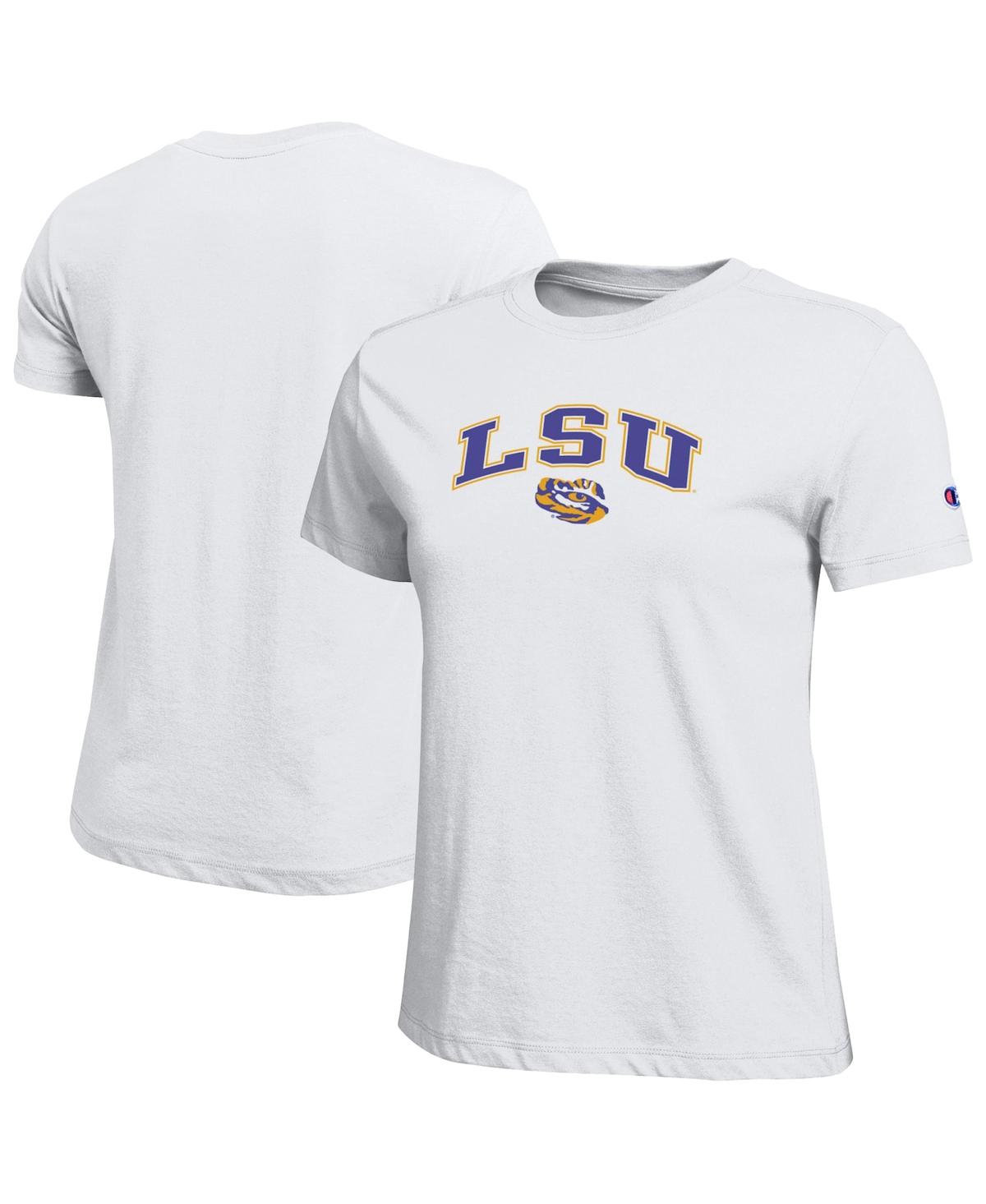 Click here for Champion Womens White Lsu Tigers Arched Over Logo... prices