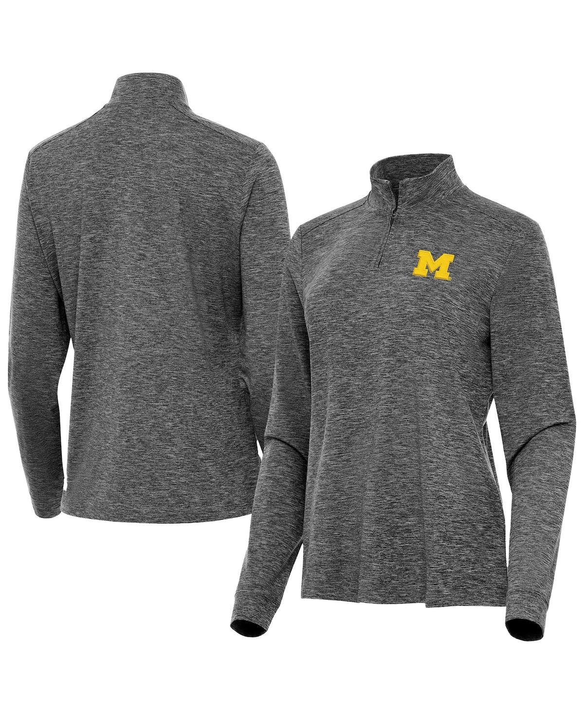 Click here for Antigua Womens Heather Black Michigan Wolverines M... prices
