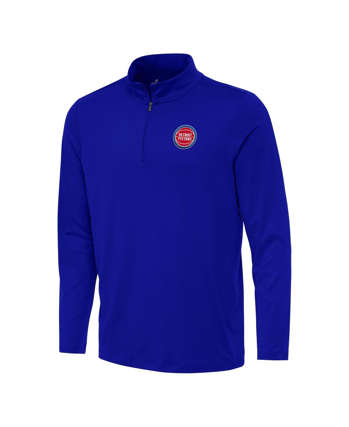 Click here for Antigua Mens Blue Detroit Pistons Reprocess Quarte... prices