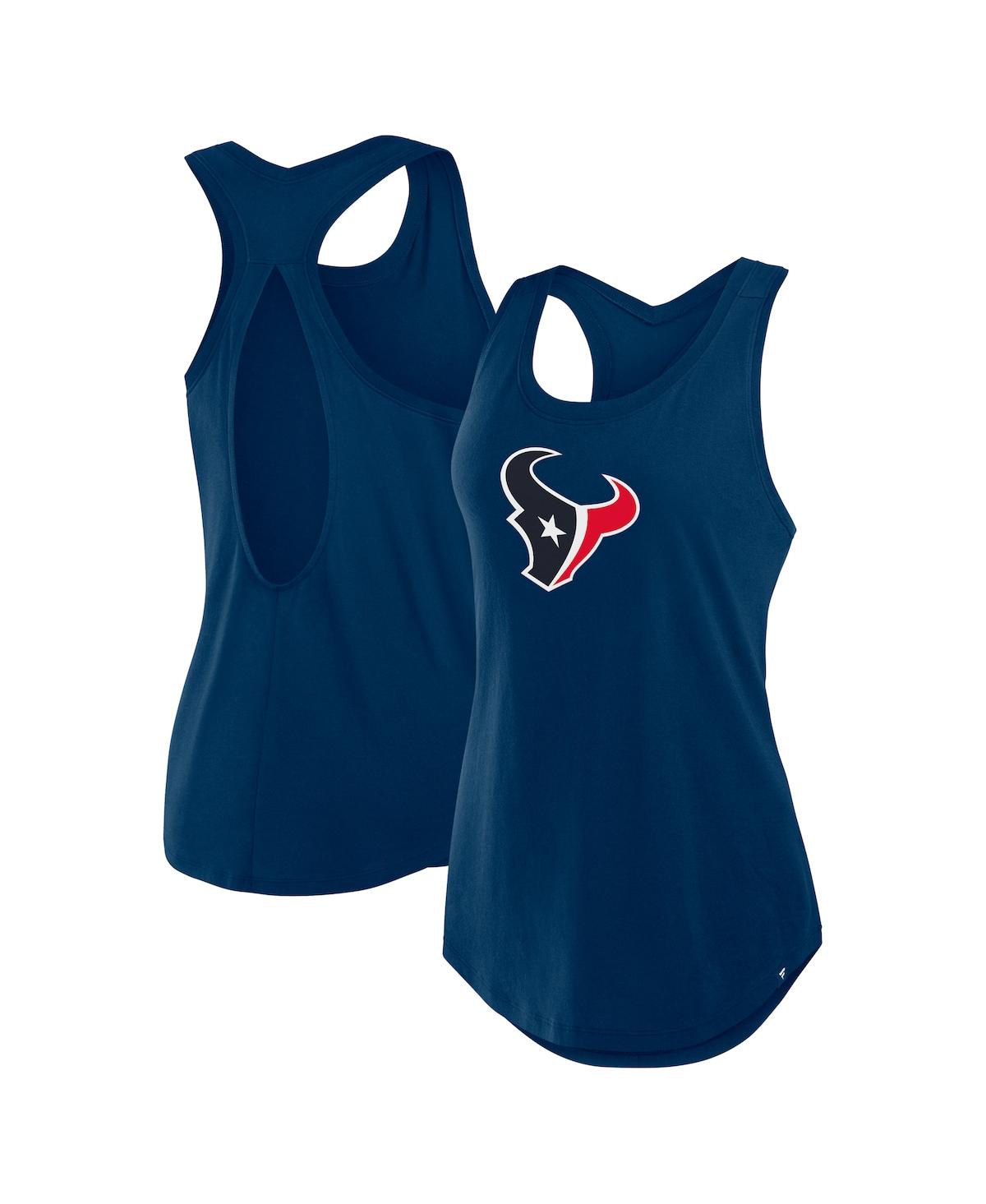 Click here for Fanatics Womens Navy Houston Texans Iron Fan Tank... prices