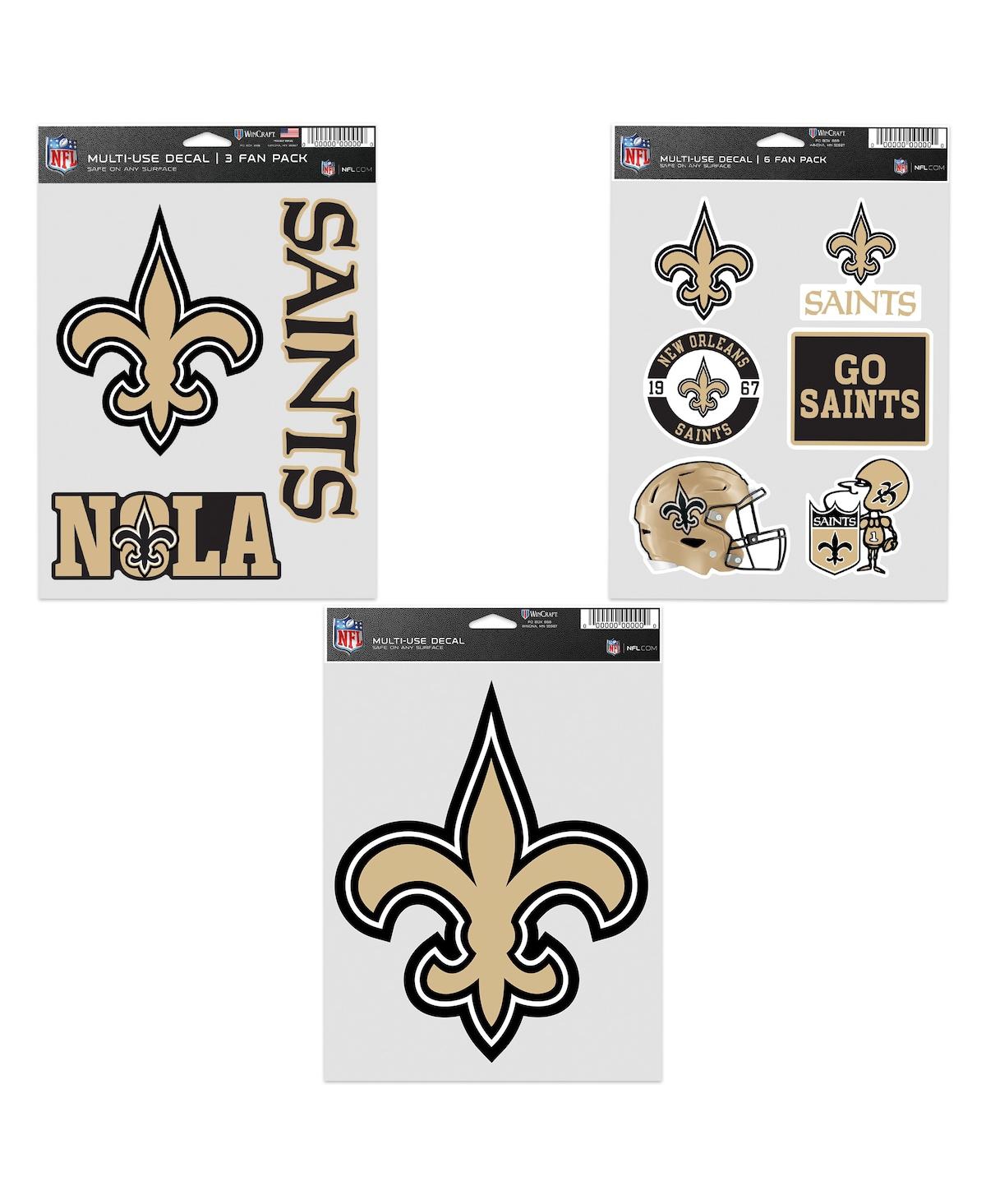 Click here for Wincraft New Orleans Saints Three-Pack Fan Decal S... prices