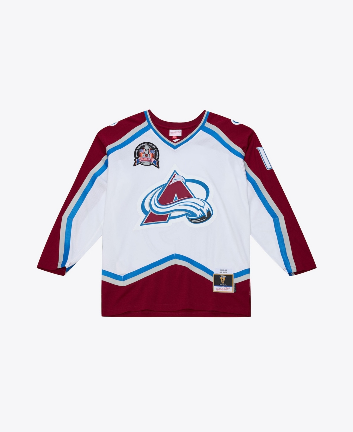 Click here for Mitchell & Ness Mens Joe Sakic White Colorado Aval... prices