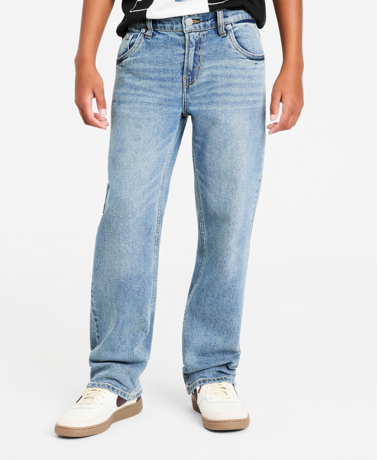 Click here for Levis Big Boys 555 Relaxed Straight Jeans - Newpor... prices