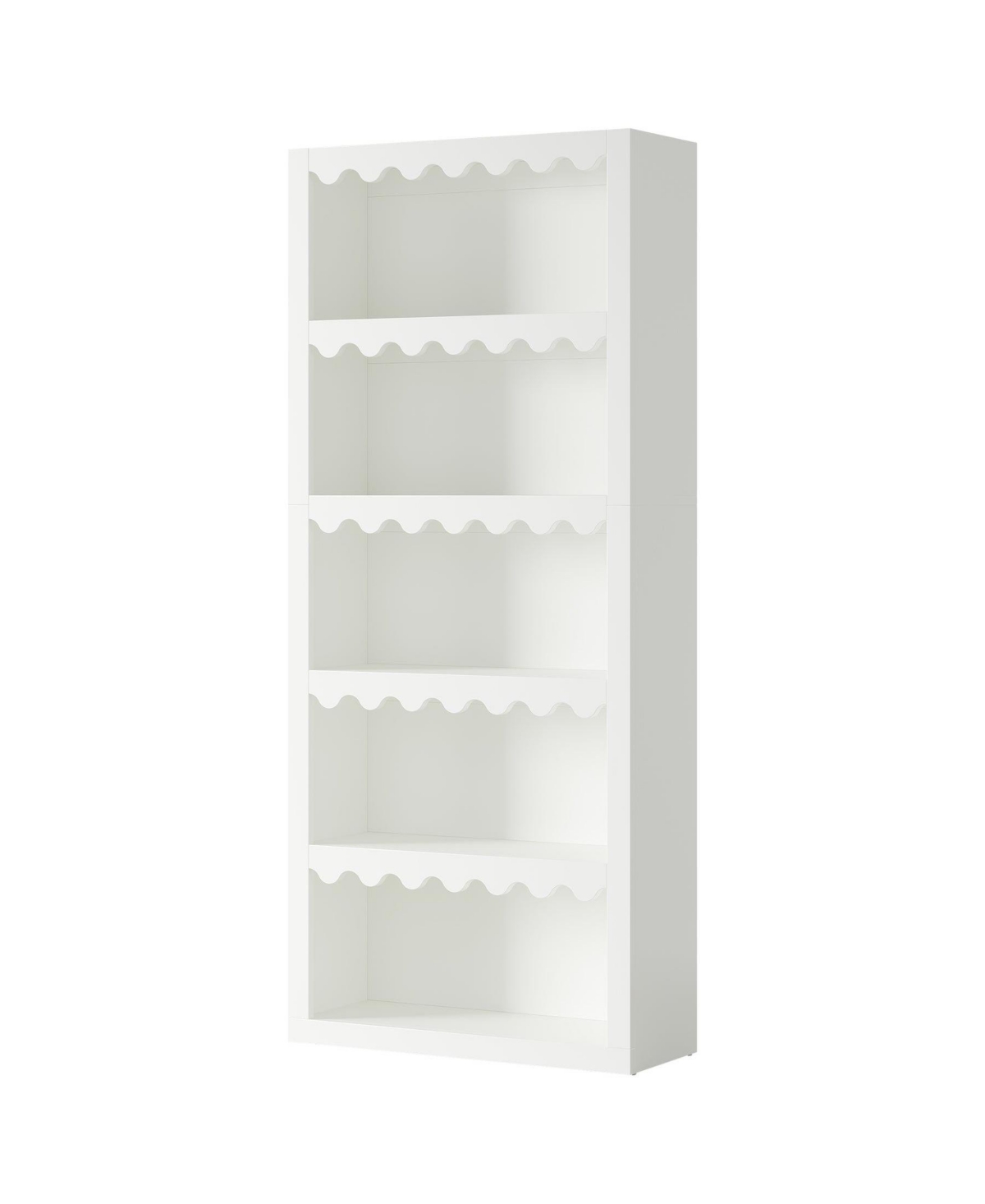 Click here for Slickblue 5-Tier Modern Bookcase with Decorative S... prices