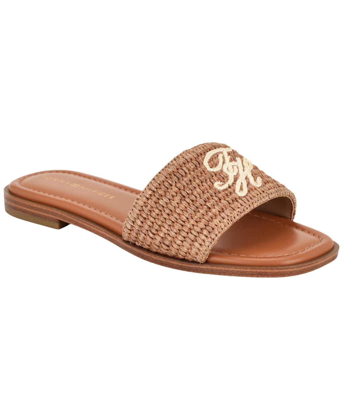Click here for Tommy Hilfiger Womens Temira Flat Slide Sandals -... prices