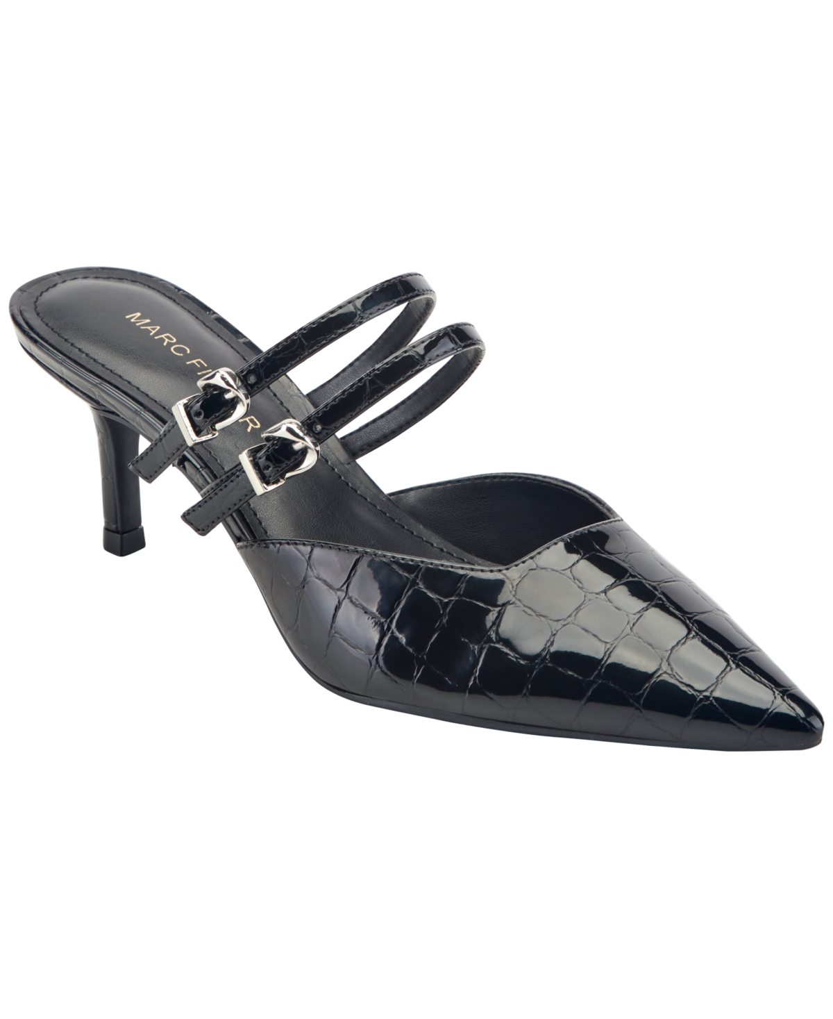 Click here for Marc Fisher Womens Abele Double Strap Stiletto Hee... prices