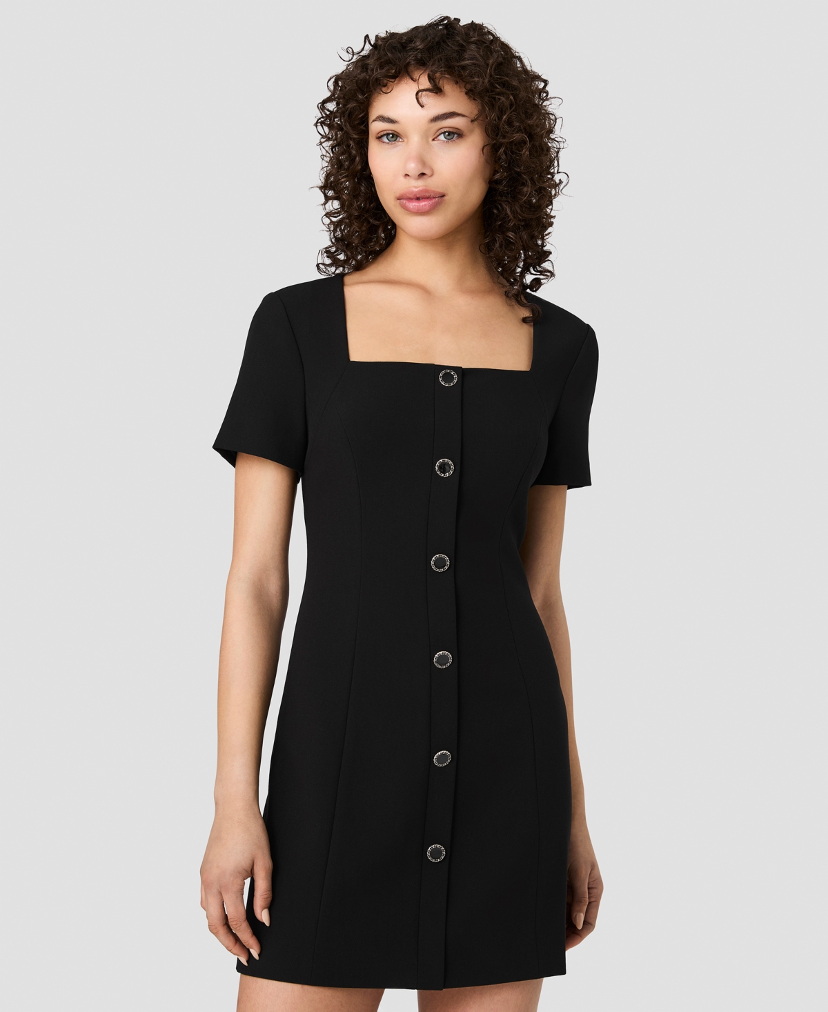 Click here for French Connection Womens Azra Button-Front Dress -... prices