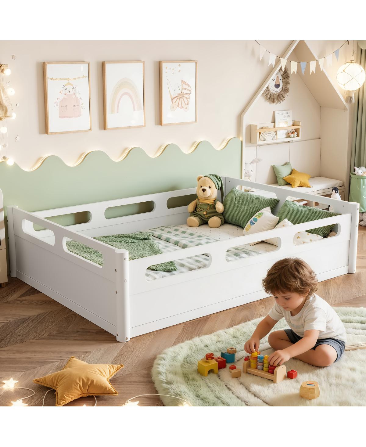Click here for Streamdale Furniture Full Size Platform Bed with G... prices