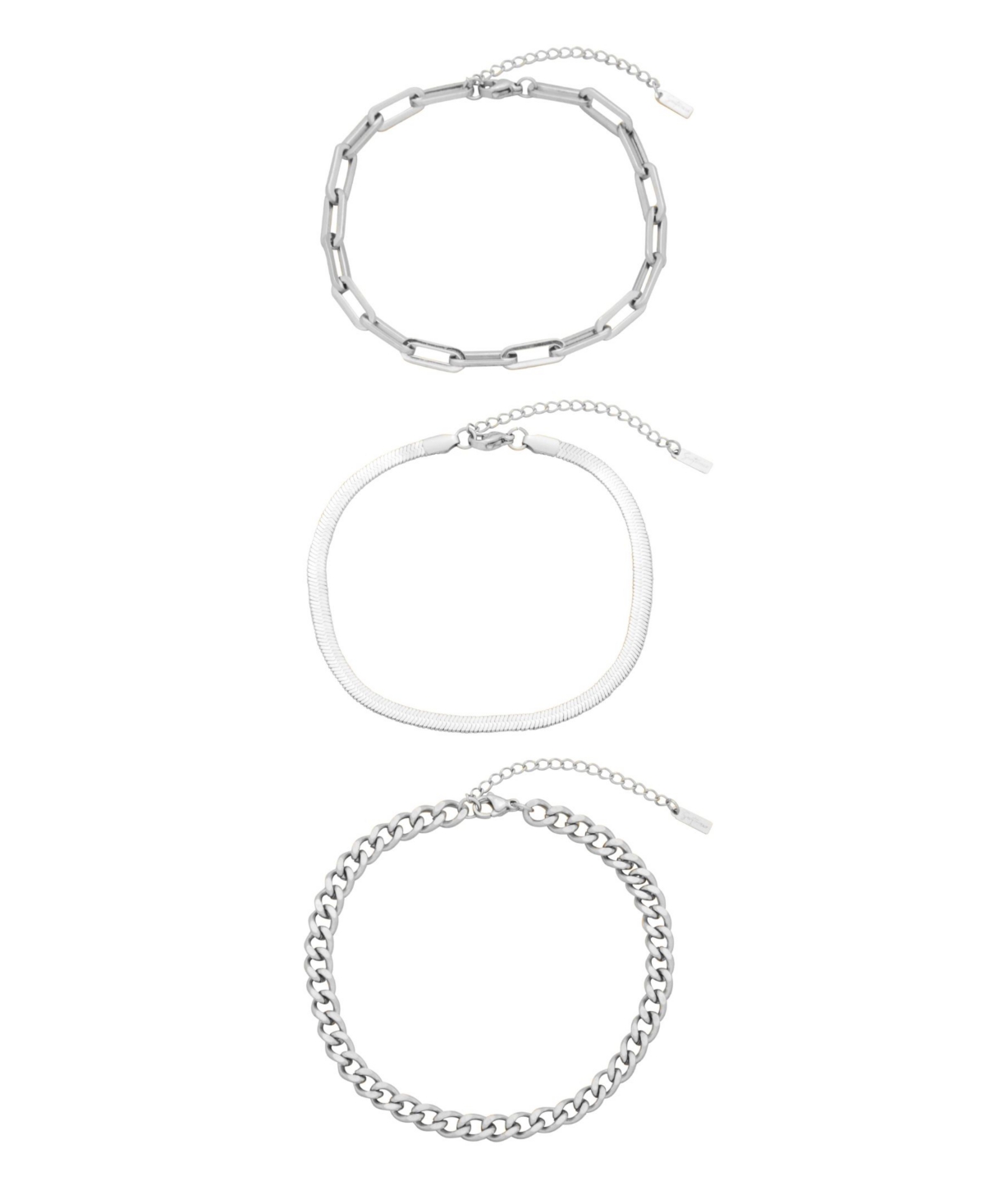 Click here for St. Moran Tarnish-Resistant Silver Chunky 3-Piece... prices