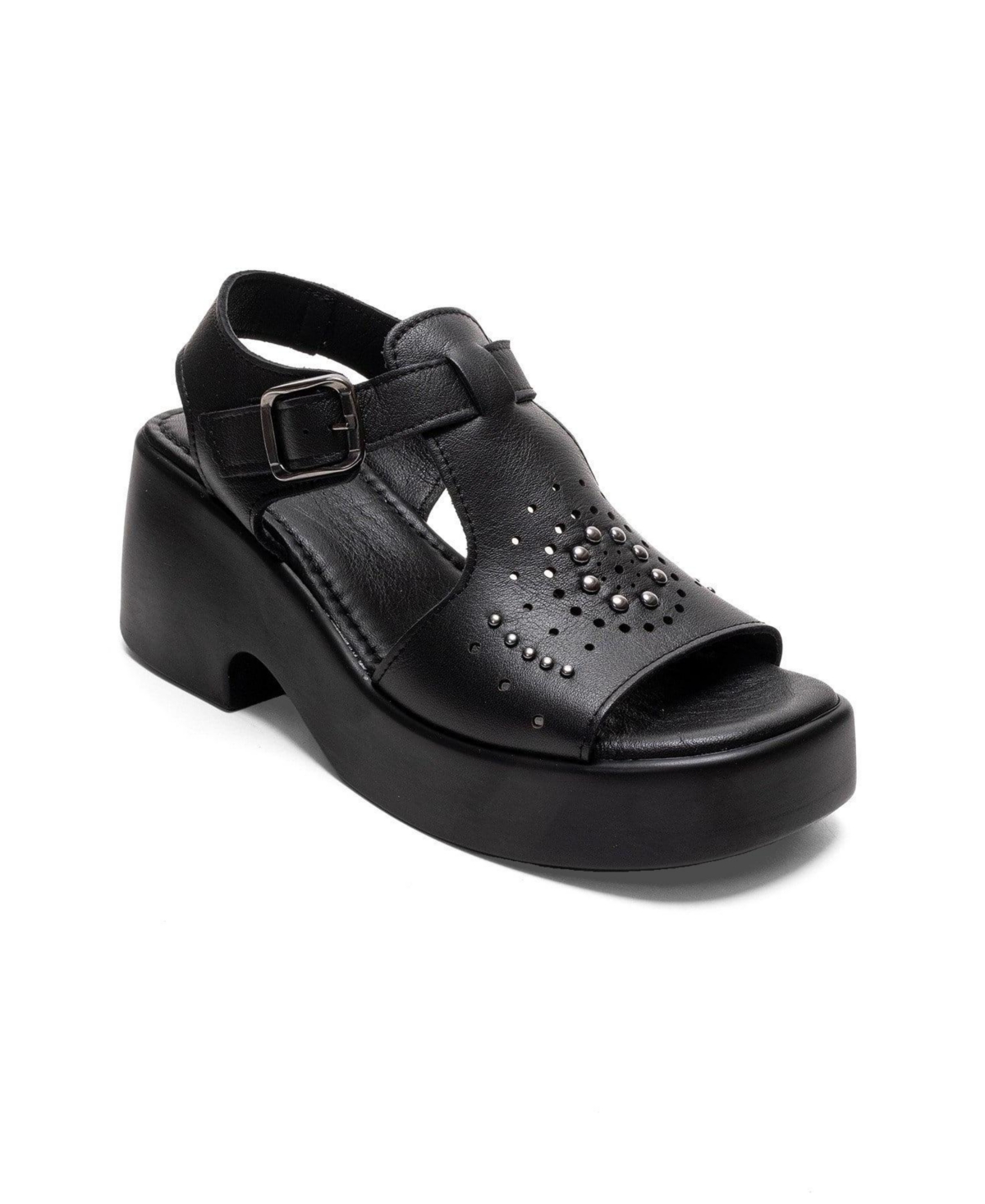 Click here for Forever & Always Shoes Womens Romina Leather Platf... prices