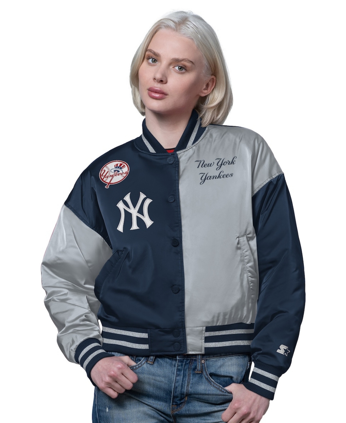 Click here for Starter Womens Navy/Gray New York Yankees Offside... prices