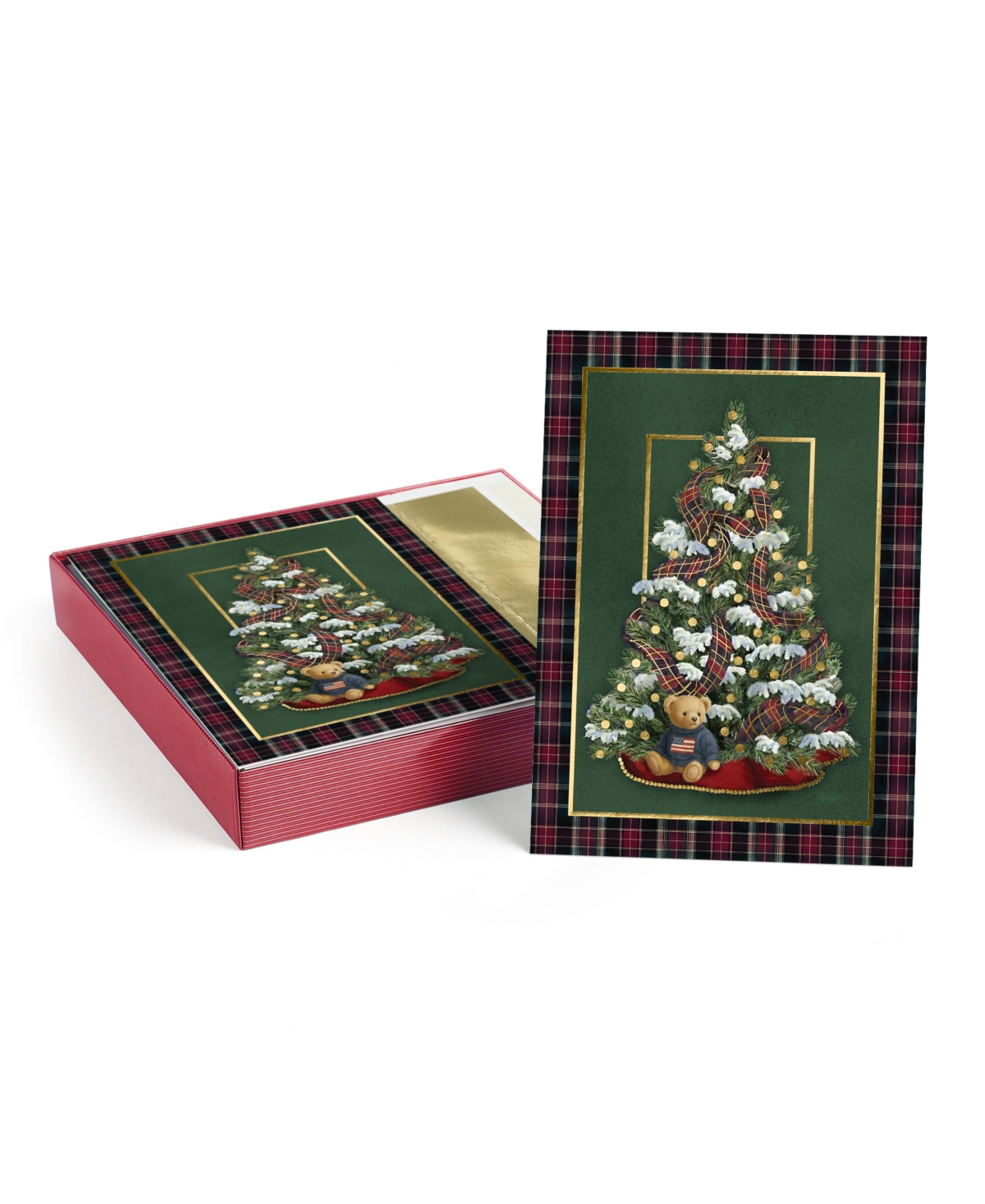 Click here for Plaid Christmas Tree Boxed Holiday Cards prices