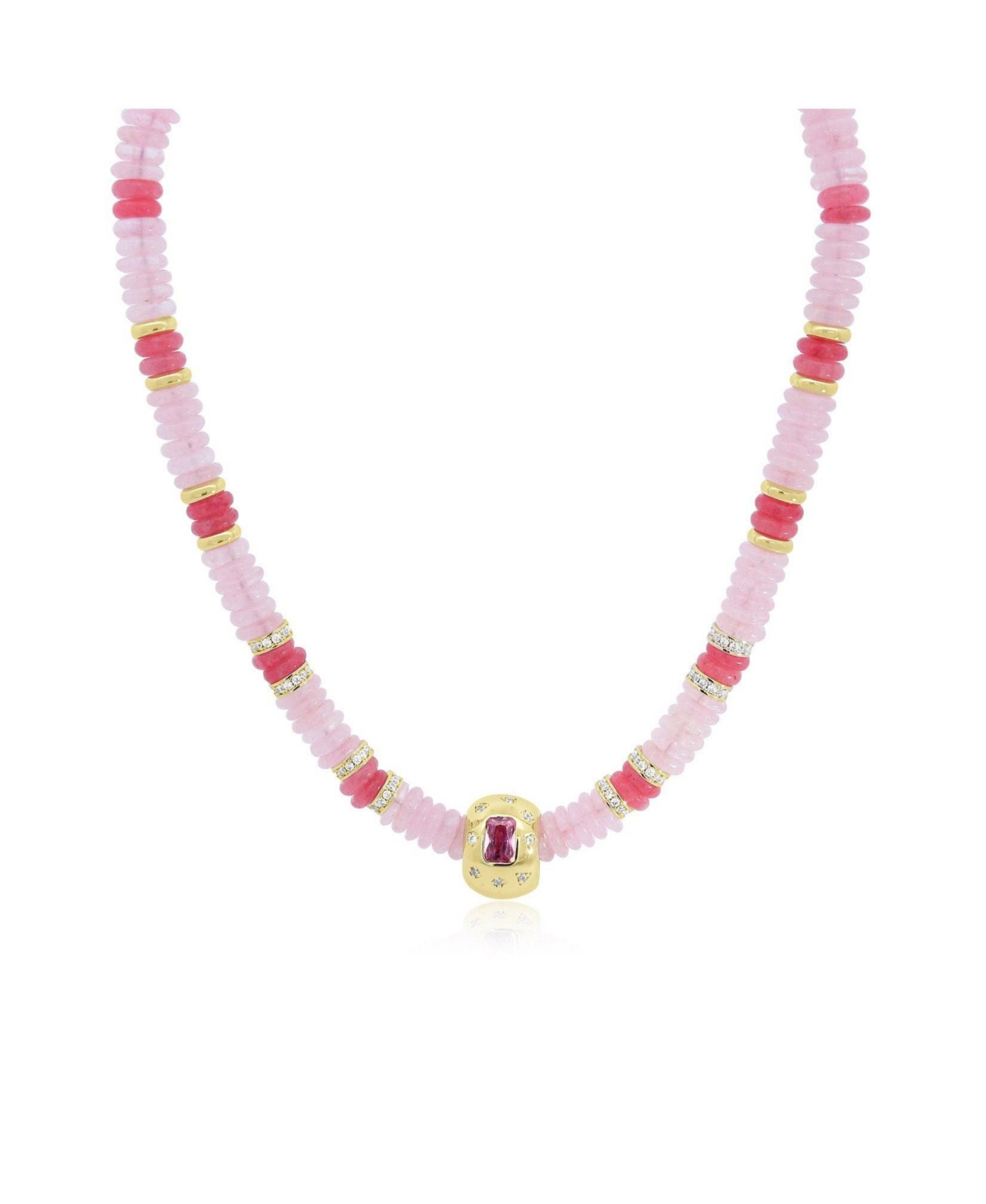 Click here for The Lovery Bead Rondel Necklace 18K Gold Plated Ov... prices