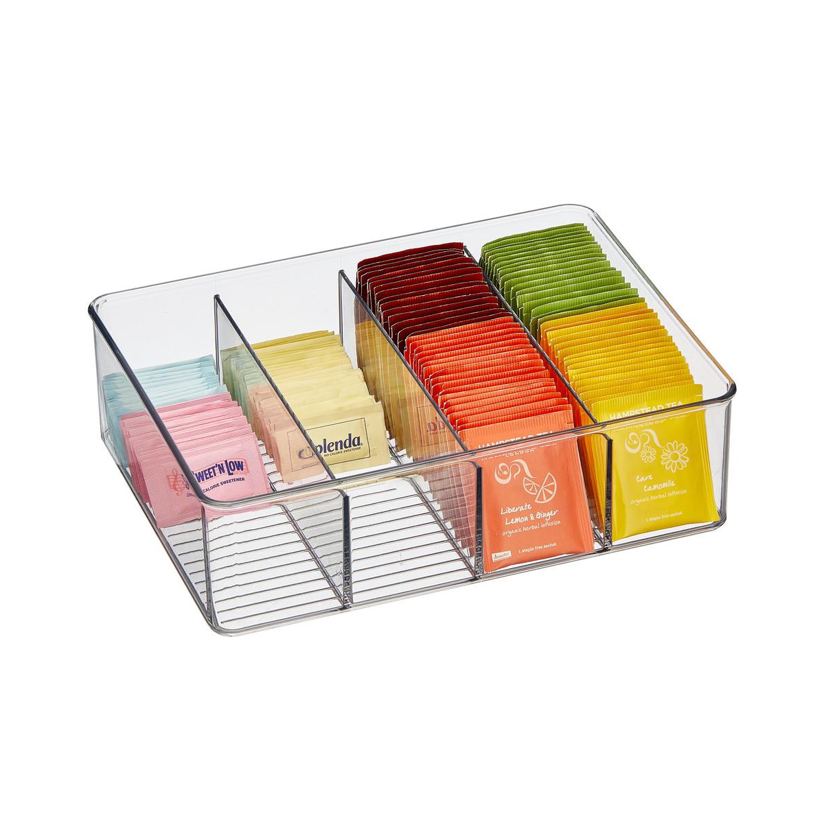 Click here for iDesign 4-Section Storage Bin for Pantry or Kitche... prices