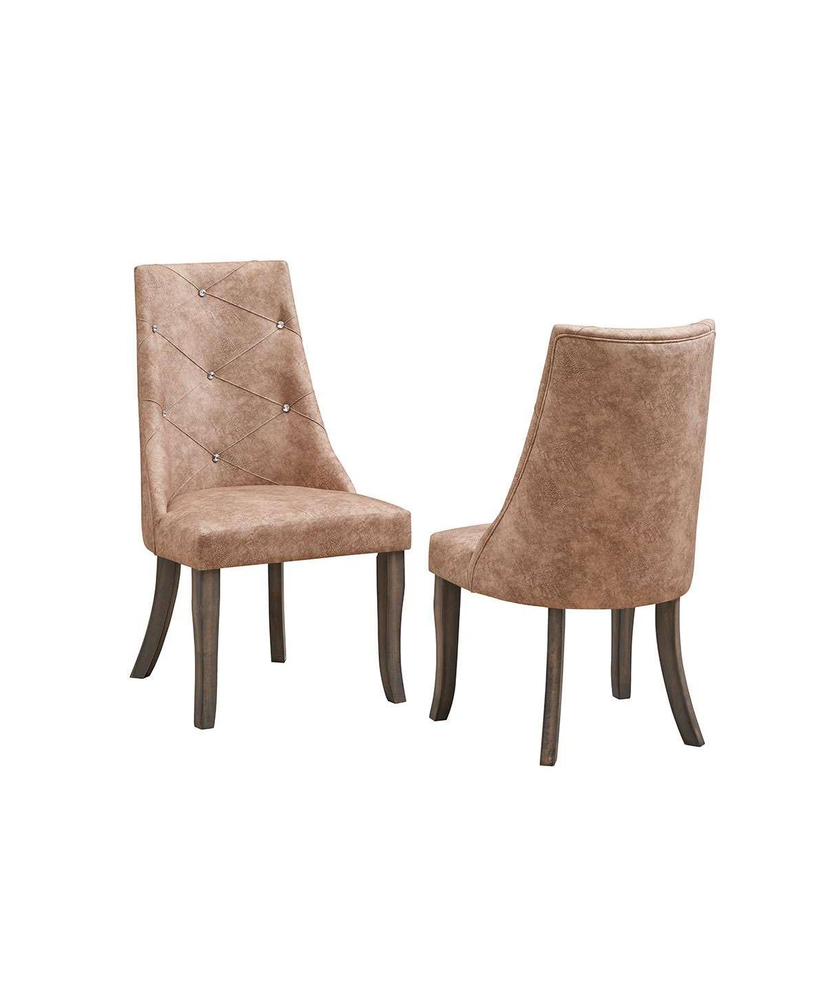 Click here for Kings Brand Furniture Set Of 2 Faux Leather Tufted... prices