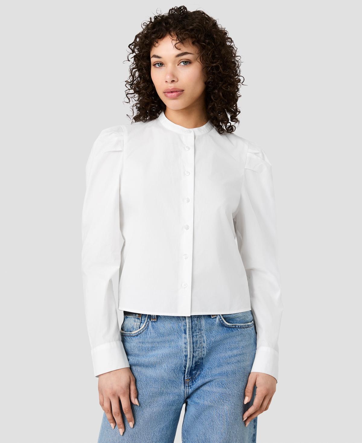 Click here for French Connection Womens Cambria Crewneck Button-F... prices