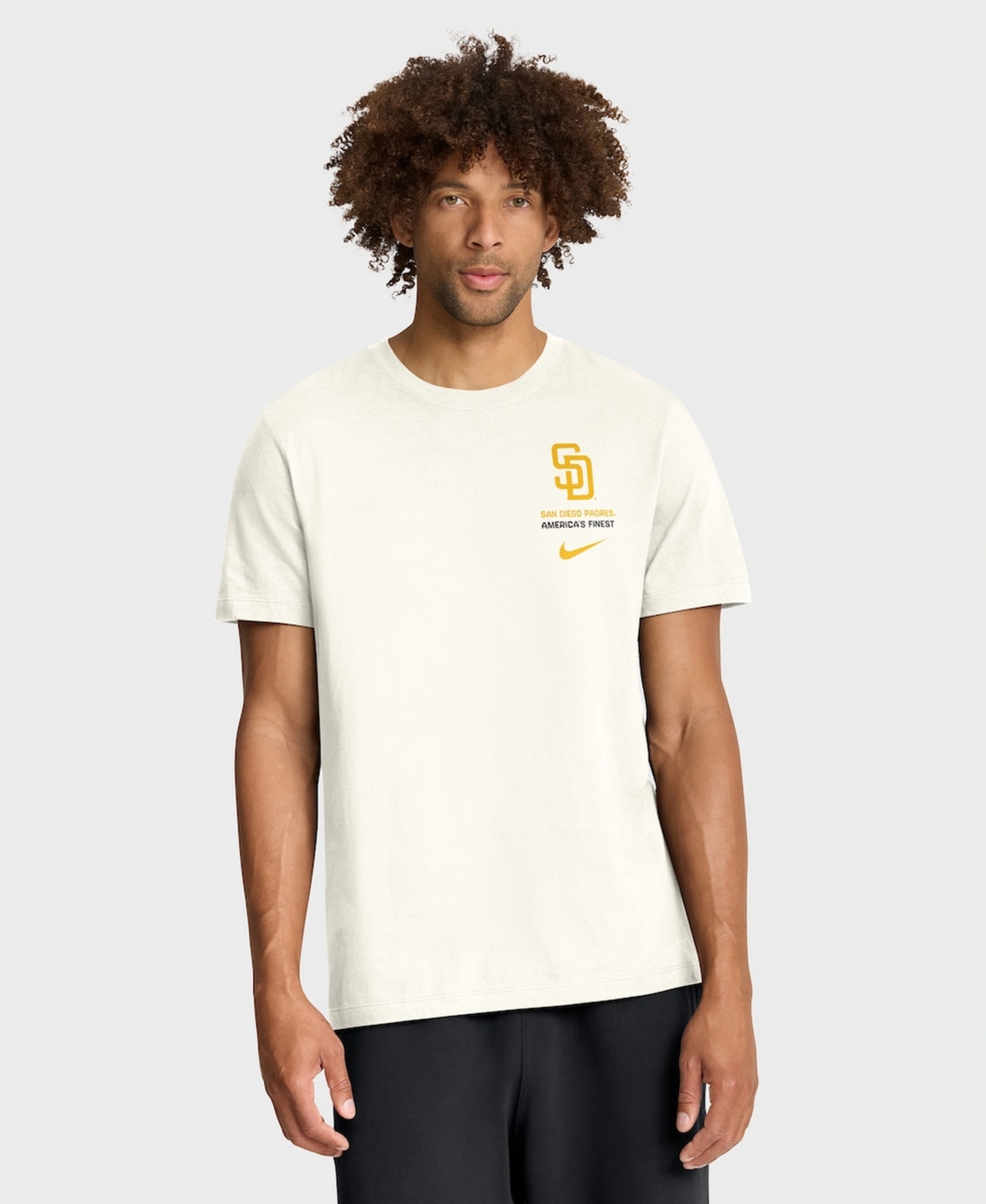 Click here for Nike Mens Cream San Diego Padres Primetime 2-Hit T... prices