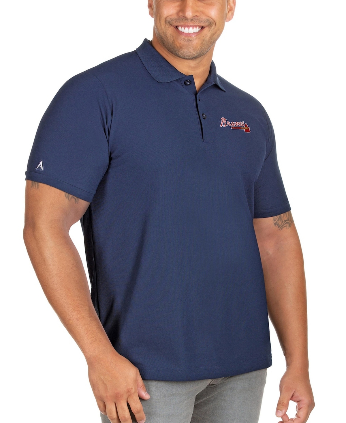 Click here for Antigua Mens Navy Atlanta Braves Big & Tall Legacy... prices