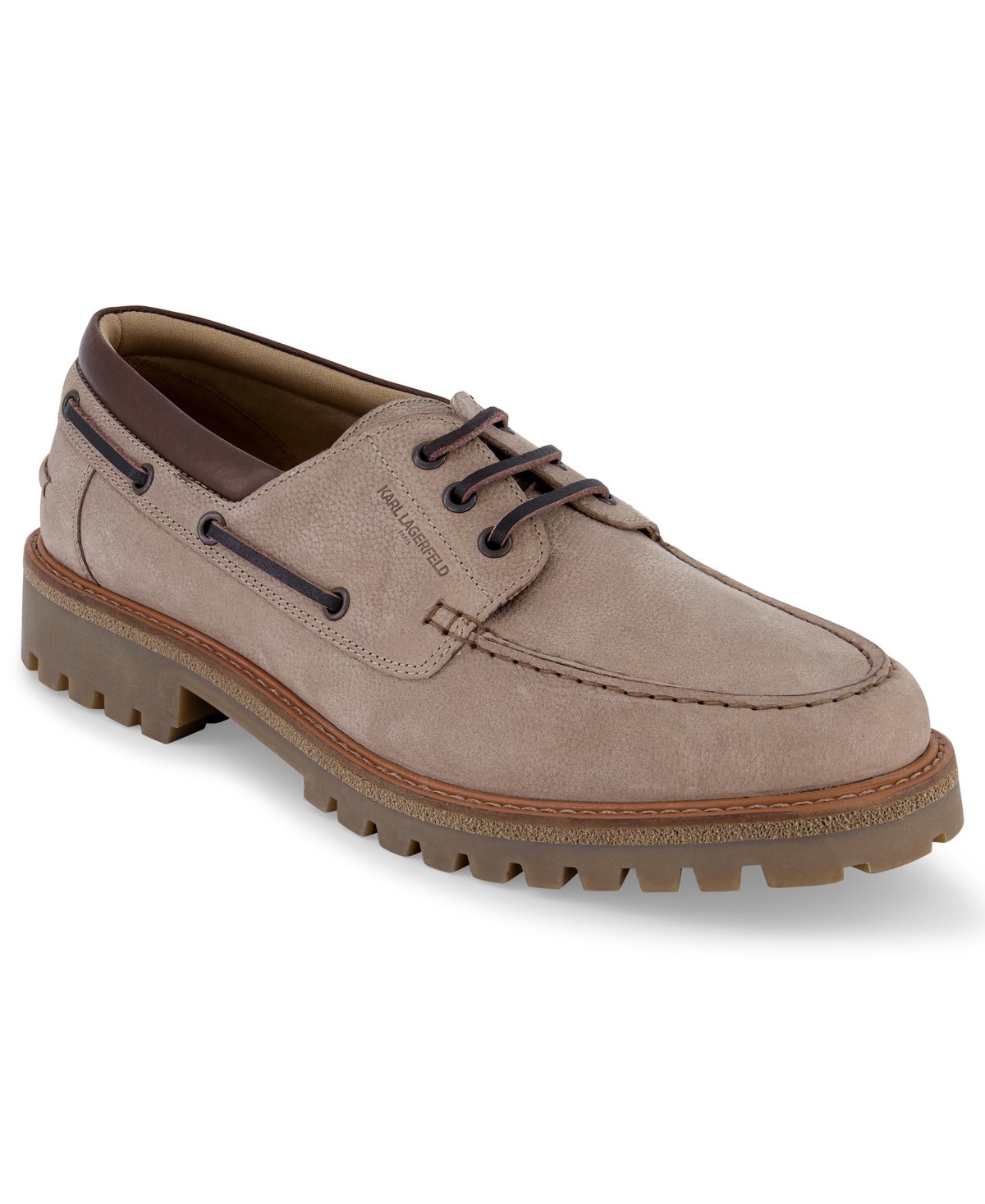 Click here for Karl Lagerfeld Mens Safran Round-Toe Boat Shoes -... prices