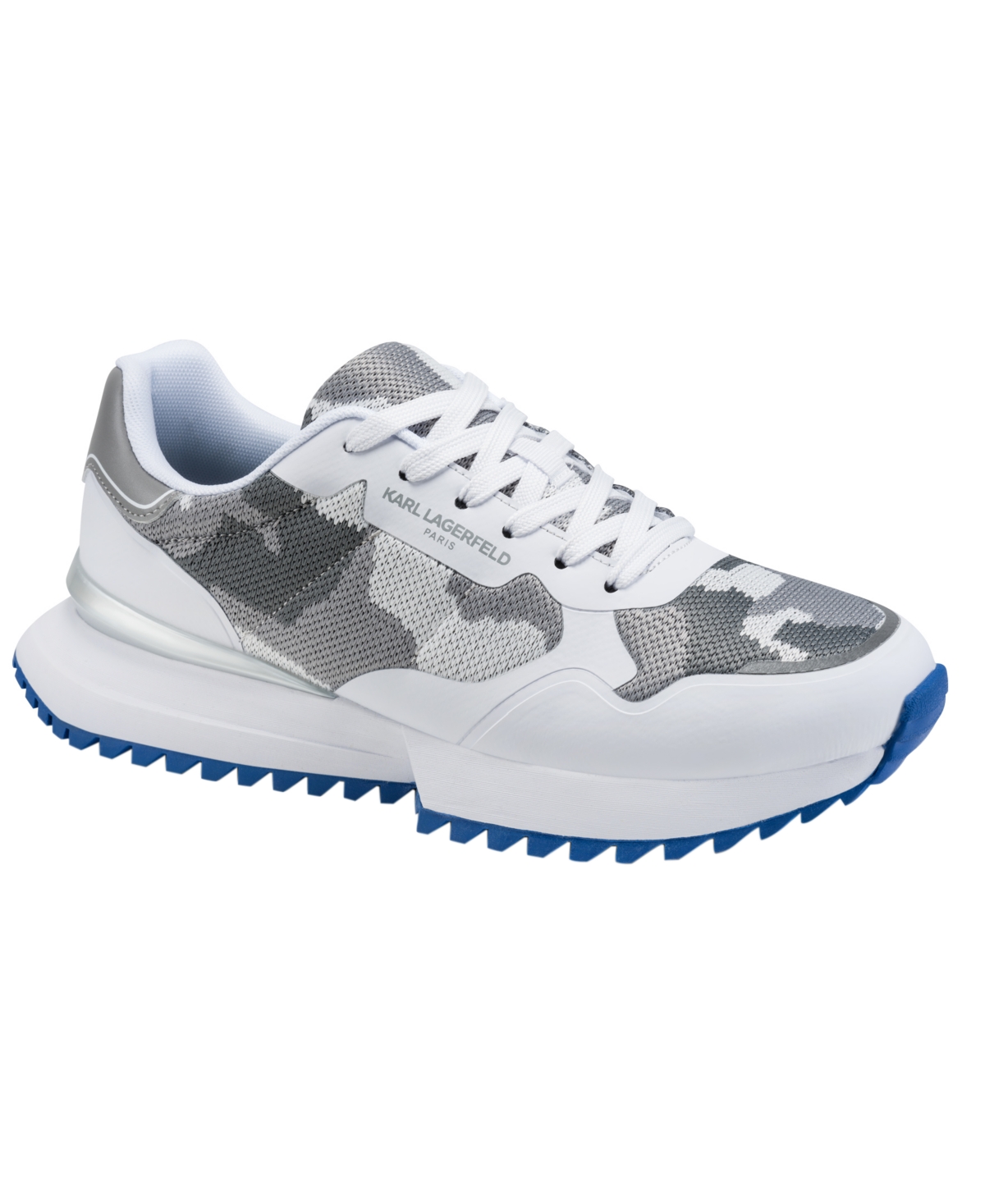 Click here for Karl Lagerfeld Mens Calixte Camo Lace-Up Runner Sn... prices