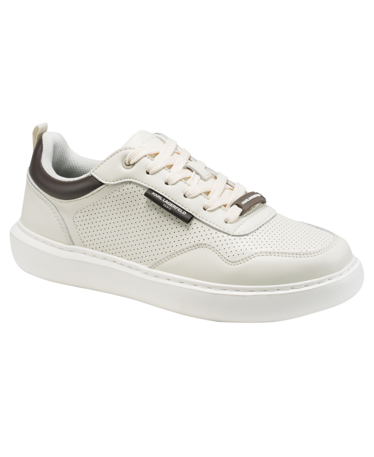 Click here for Karl Lagerfeld Mens Pharaon Perforated Lace-Up Sne... prices