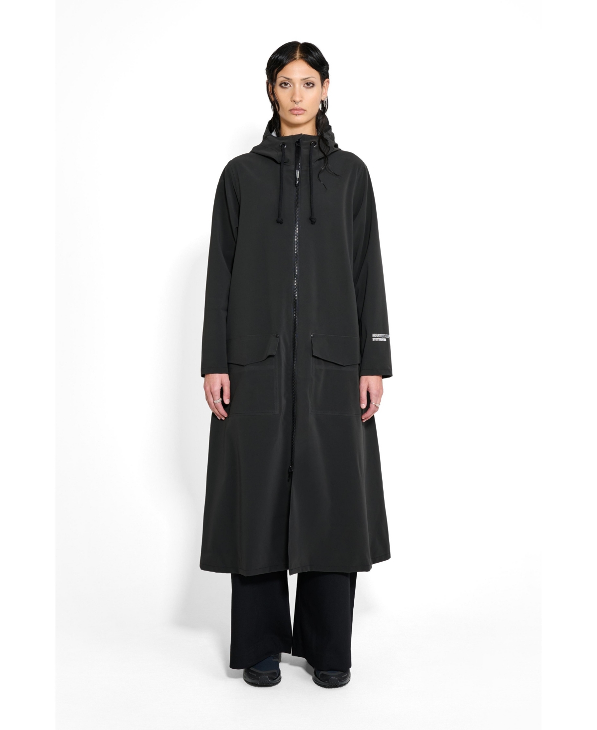 Click here for Stutterheim Womens Mosebacke Long Patch Matte Rain... prices