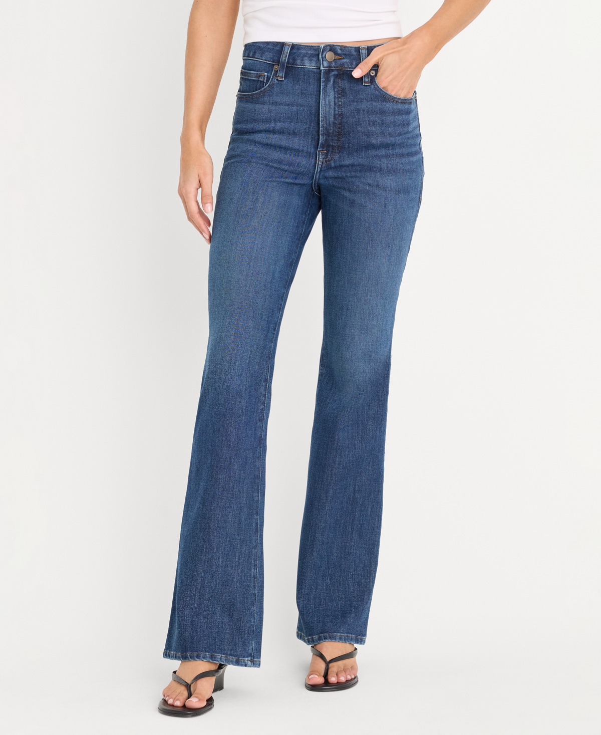 Click here for Good American Womens Good Classic High-Rise Bootcu... prices
