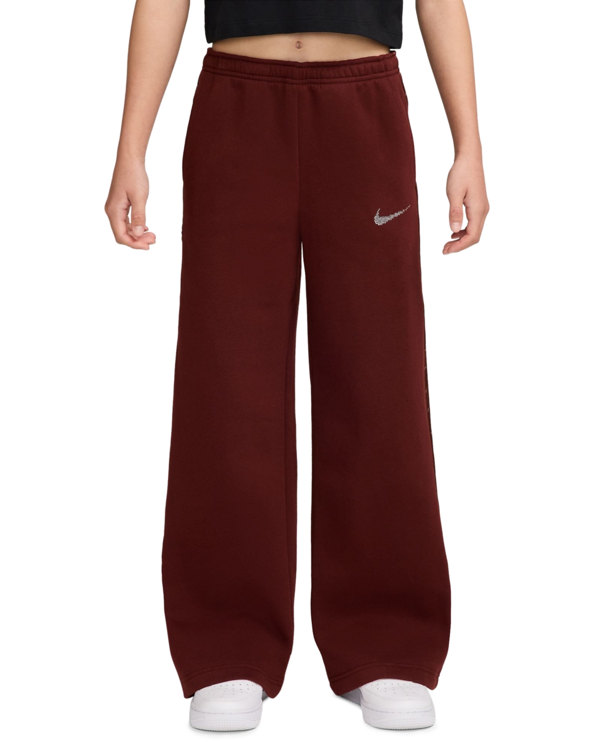 Click here for Nike Girls 7-16 Studio Fleece Joggers Pant - Mysti... prices