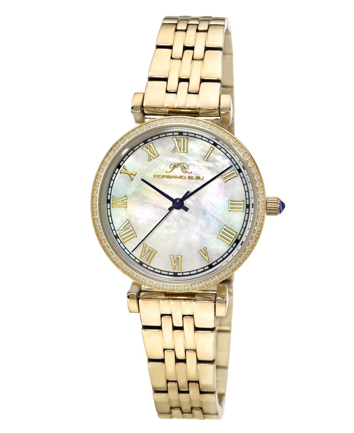 Click here for Porsamo Bleu Womens Emma Stainless Steel Gold Tone... prices