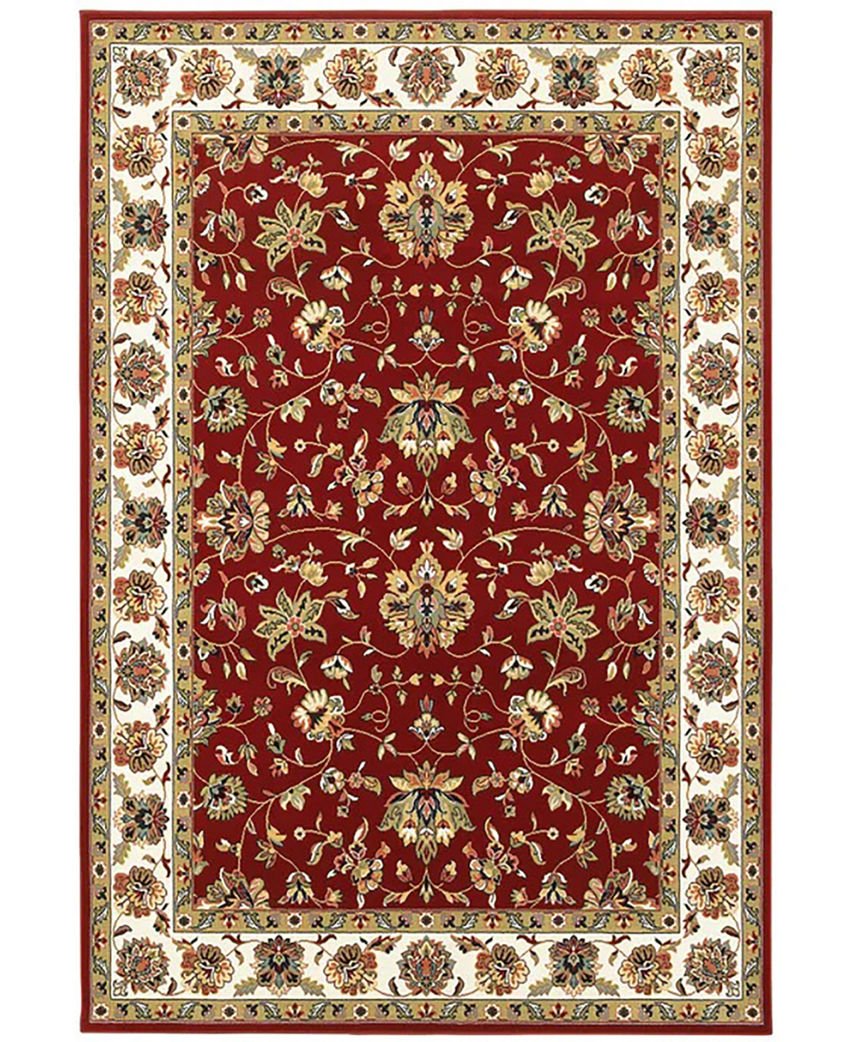 Click here for Closeout! Oriental Weavers Kashan 4929R Red/Ivory... prices