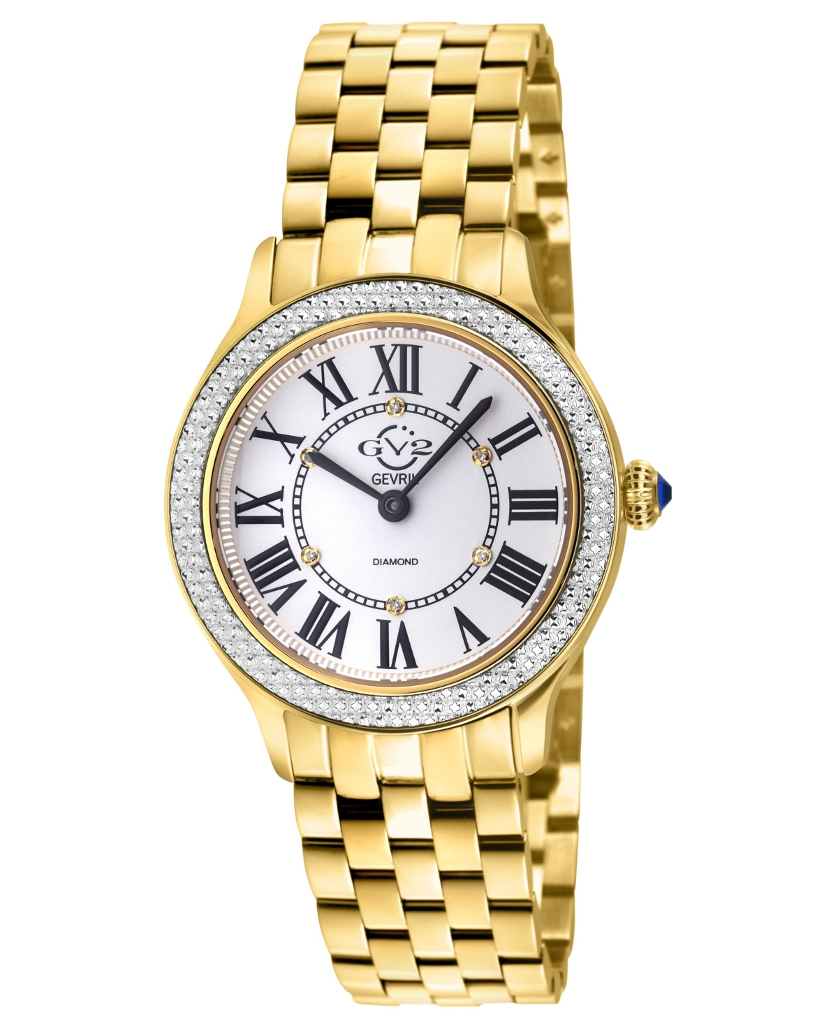Click here for GV2 by Gevril Womens Milan Swiss Quartz Diamond Ip... prices