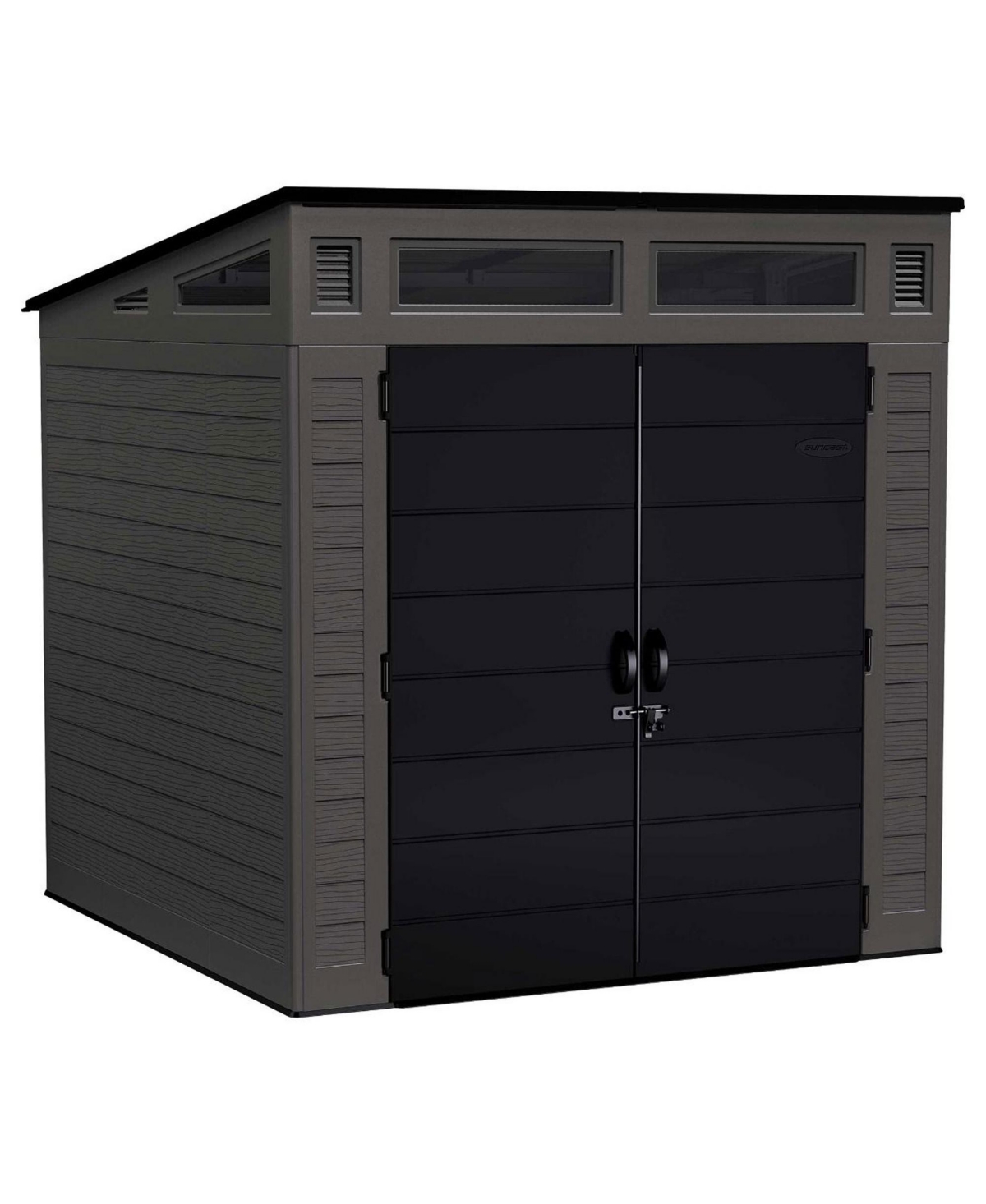 Click here for Suncast Modernist 7 f. x 7 Feet. Storage Shed With... prices