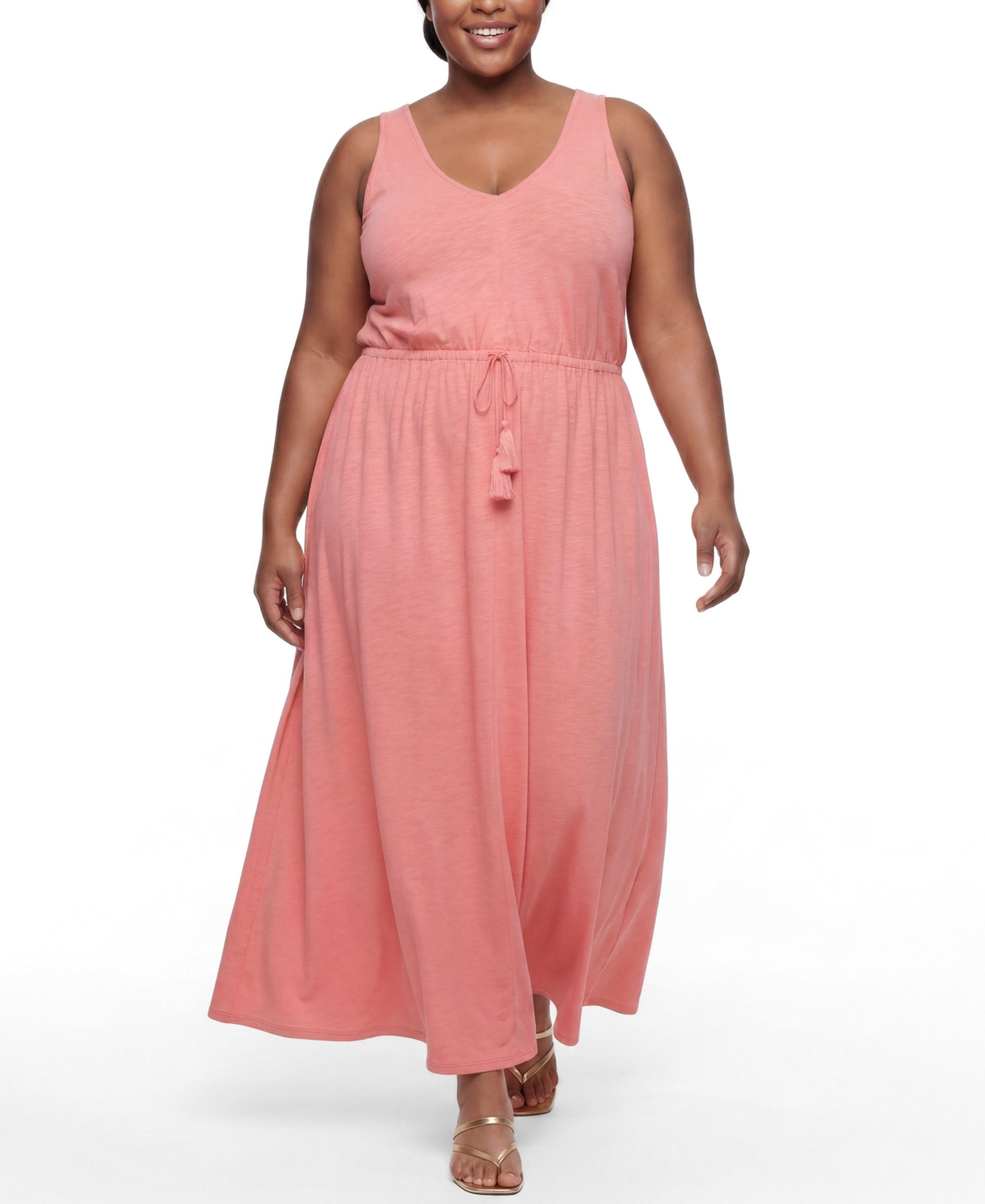 Click here for Torrid Plus Size Belle Isle Cinched Waist Maxi Dre... prices