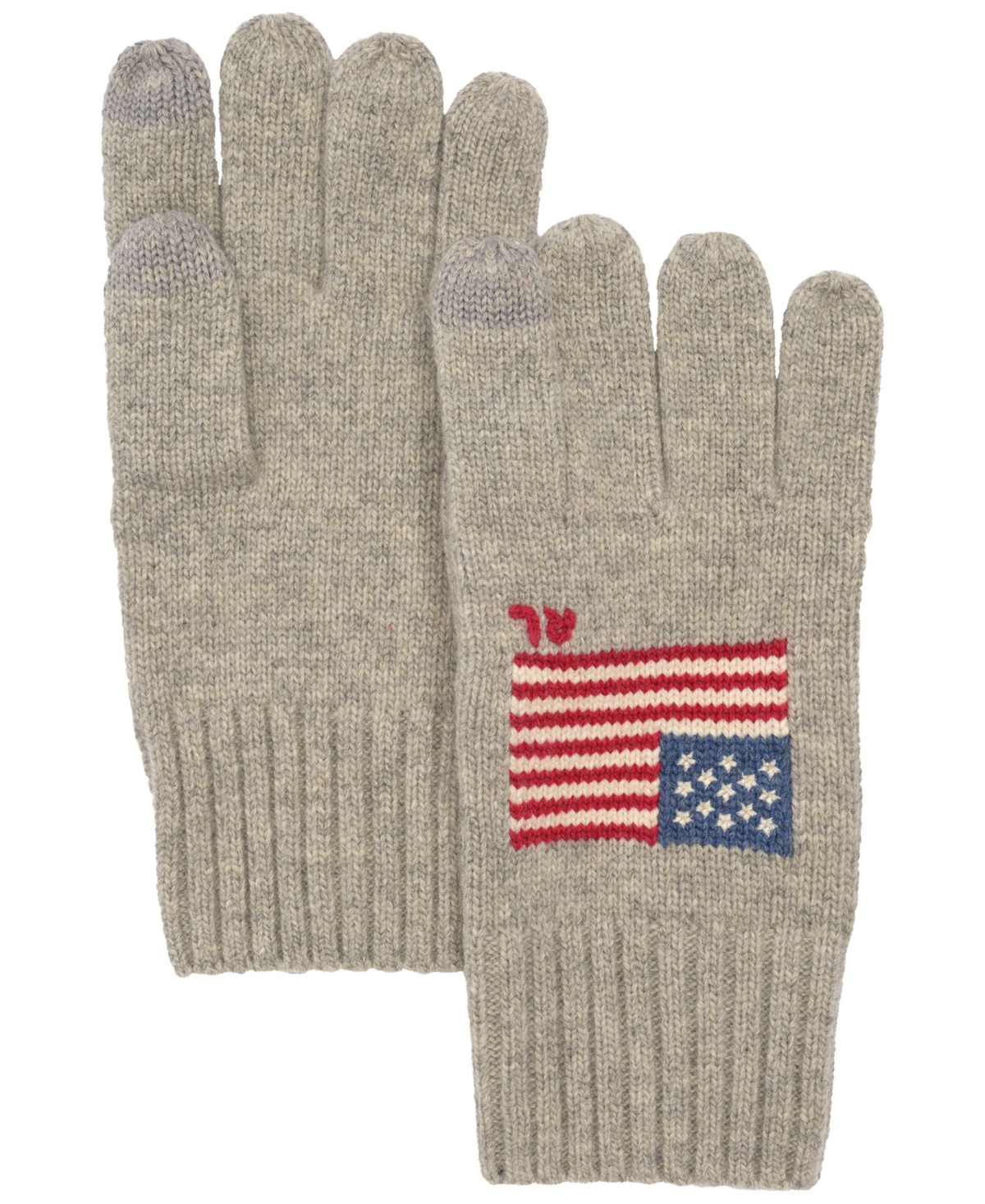 Click here for Polo Ralph Lauren Mens Wool Blend Rl Flag Knit Glo... prices
