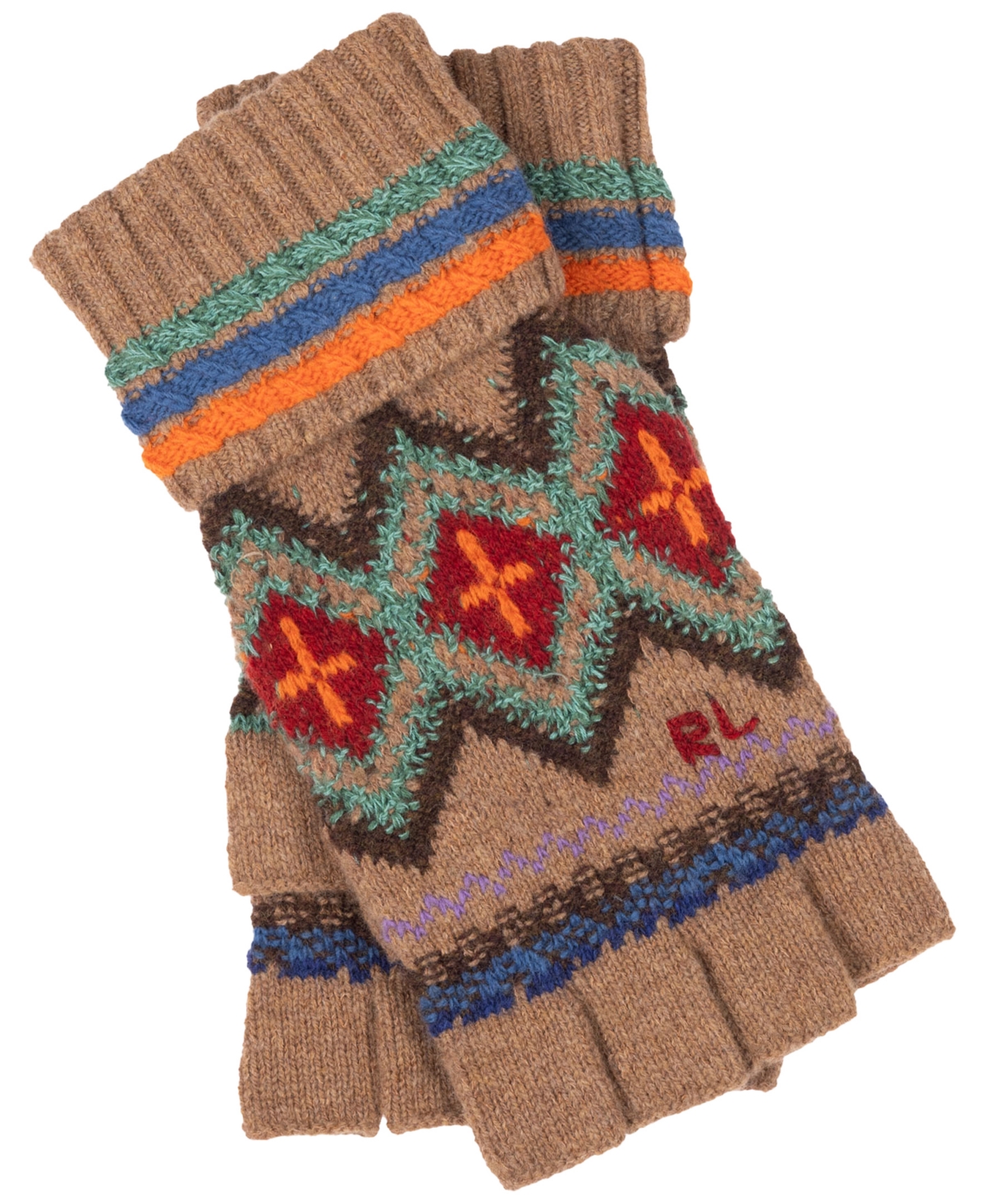 Click here for Polo Ralph Lauren Mens Fairisle Fingerless Gloves... prices