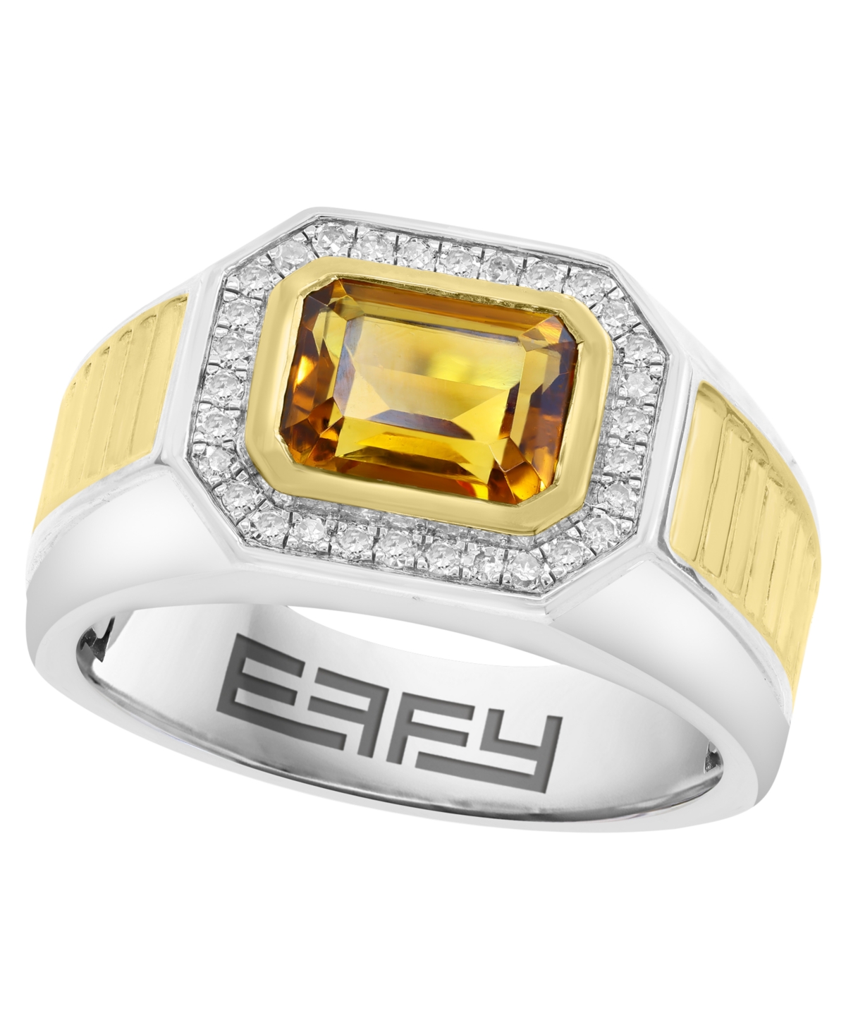 Click here for Effy Collection Mens Diamond (1/5 ct. t.w.) & Citr... prices