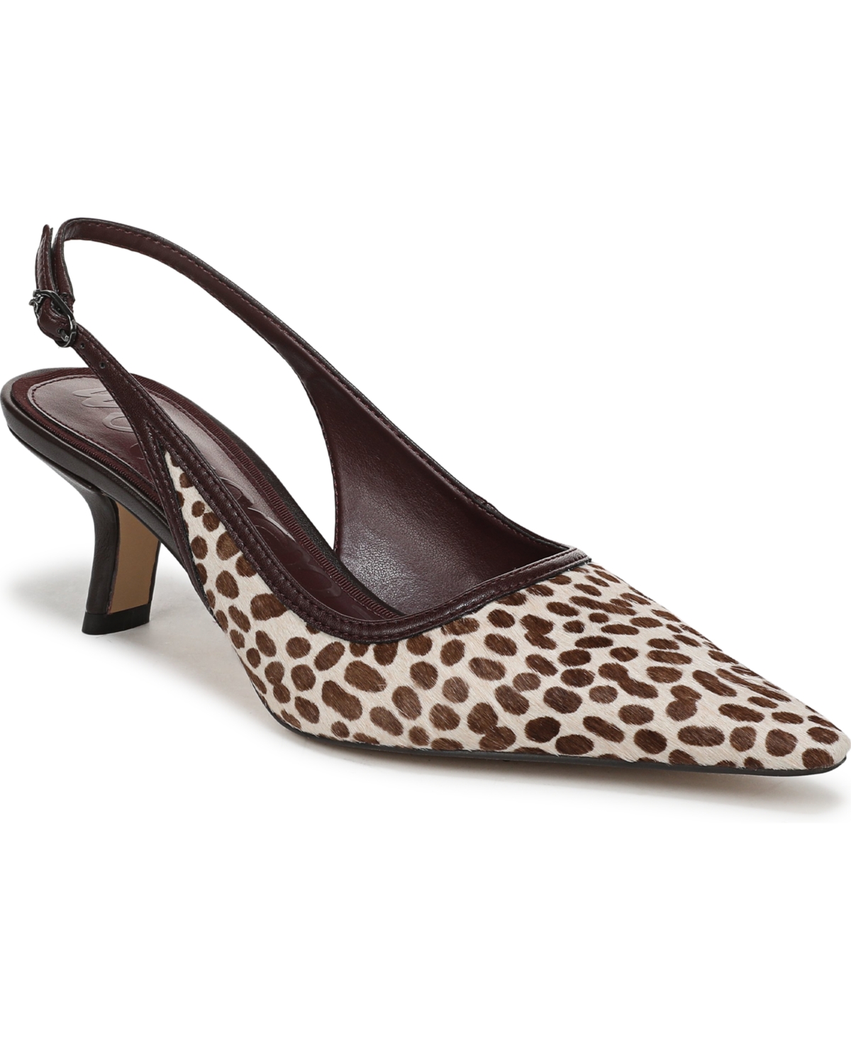 Click here for Sam Edelman Womens Bianka Slingback Kitten-Heel Pu... prices